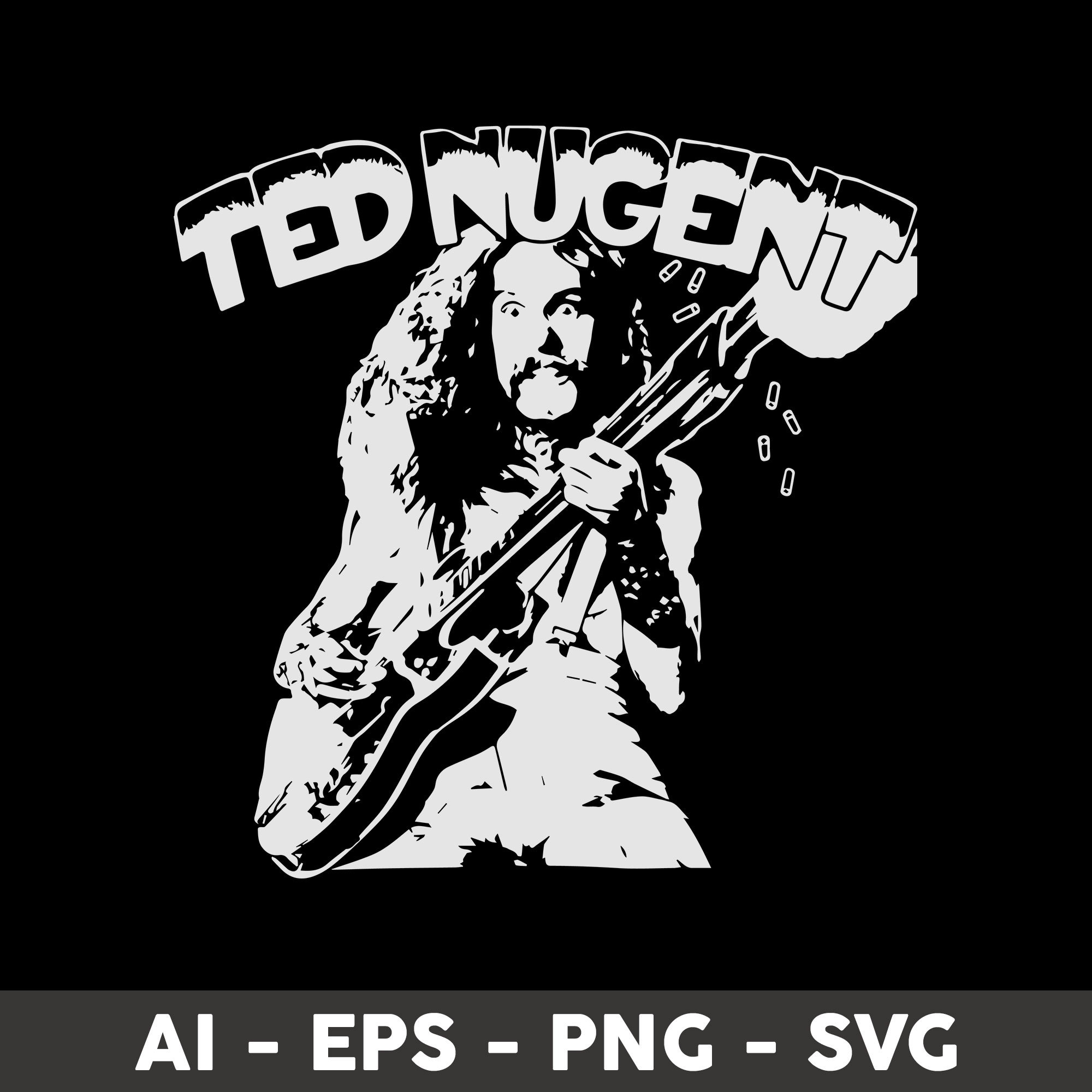 Ted Nugent Svg, Cat Scratch Fever Vintage Classic Rock Svg, | Inspire ...
