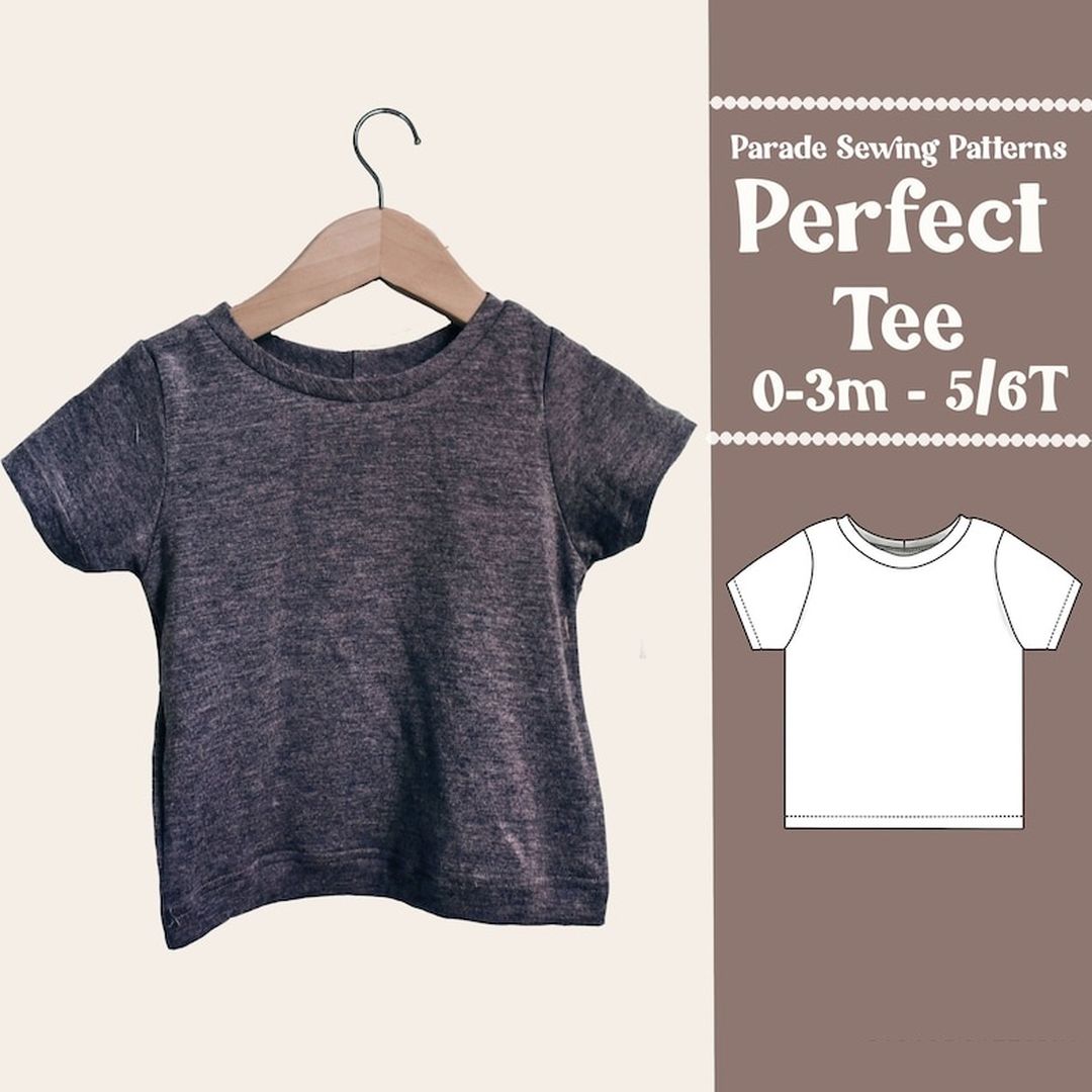 T-shirt SEWING Pattern with video tutorial | children's tshi - Inspire ...