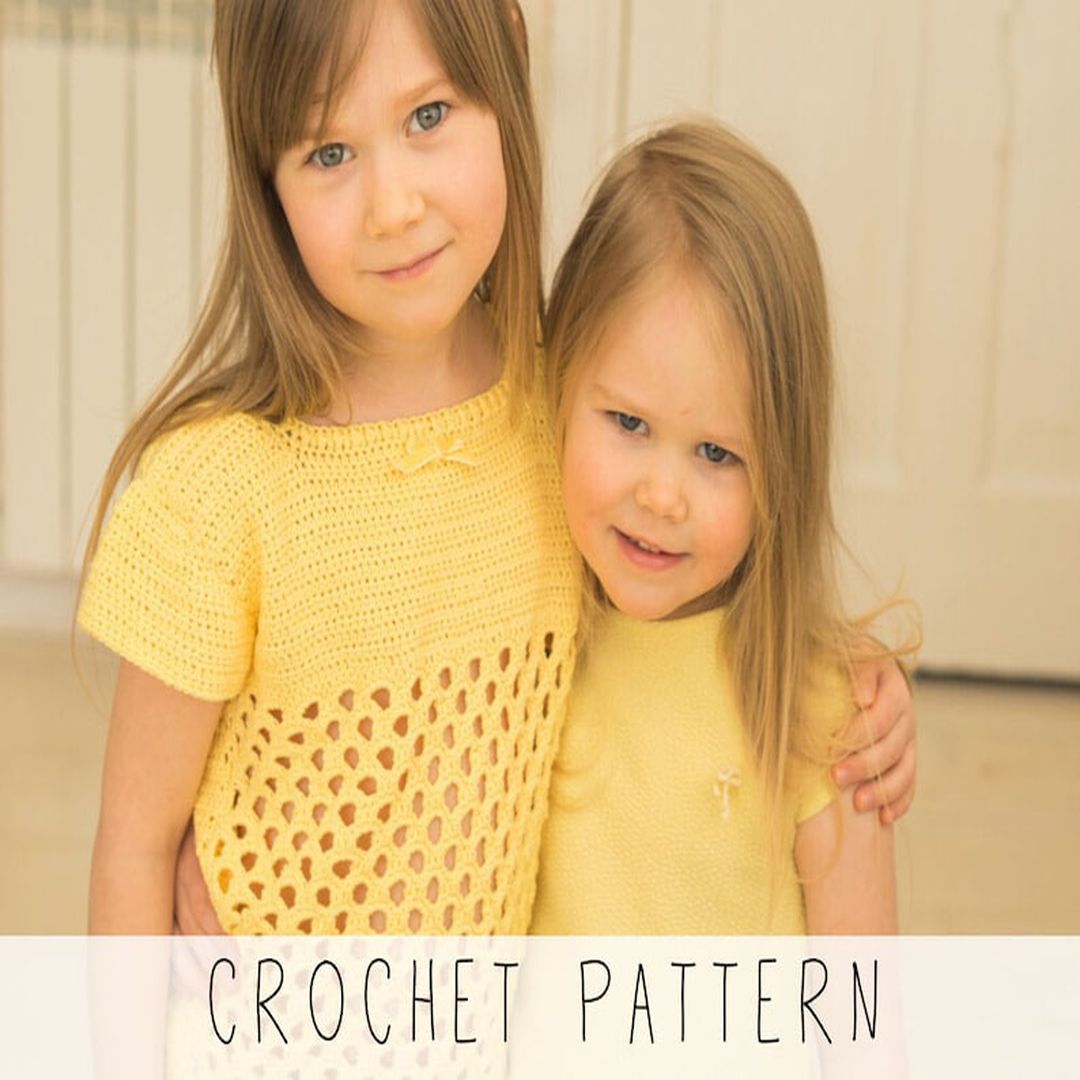 CROCHET PATTERN summer top x Girls tank crochet pattern x To | Inspire ...