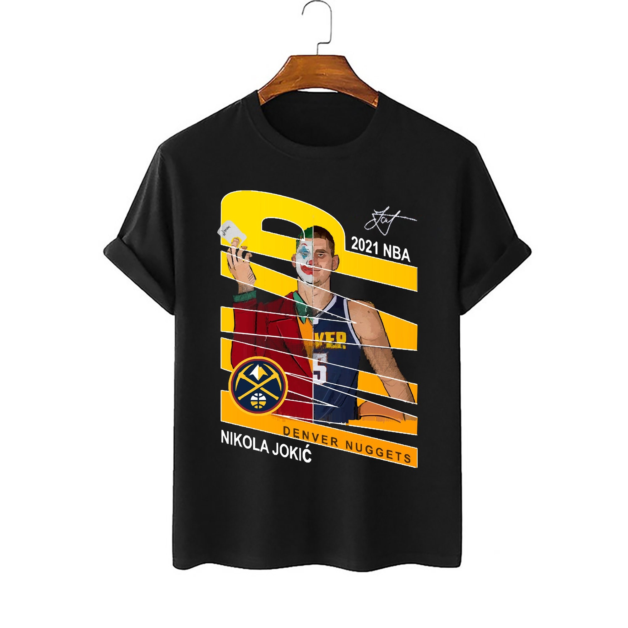 Jokic Nikola T-shirt, Jokic Nikola Basketball Player Bootleg - Inspire ...