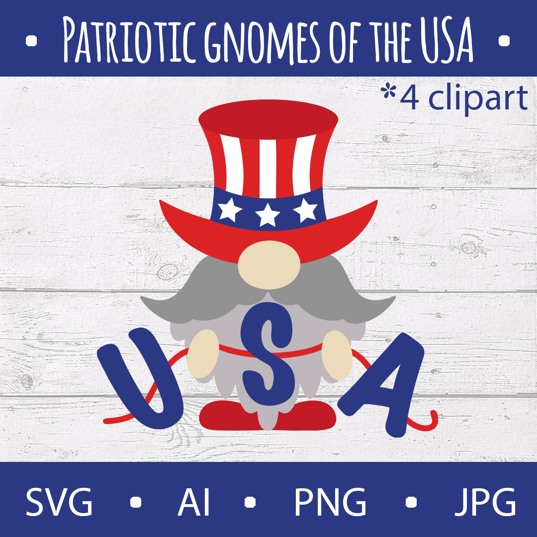 Patriotic gnomes of the USA by July 4th, American Independen | Inspire ...