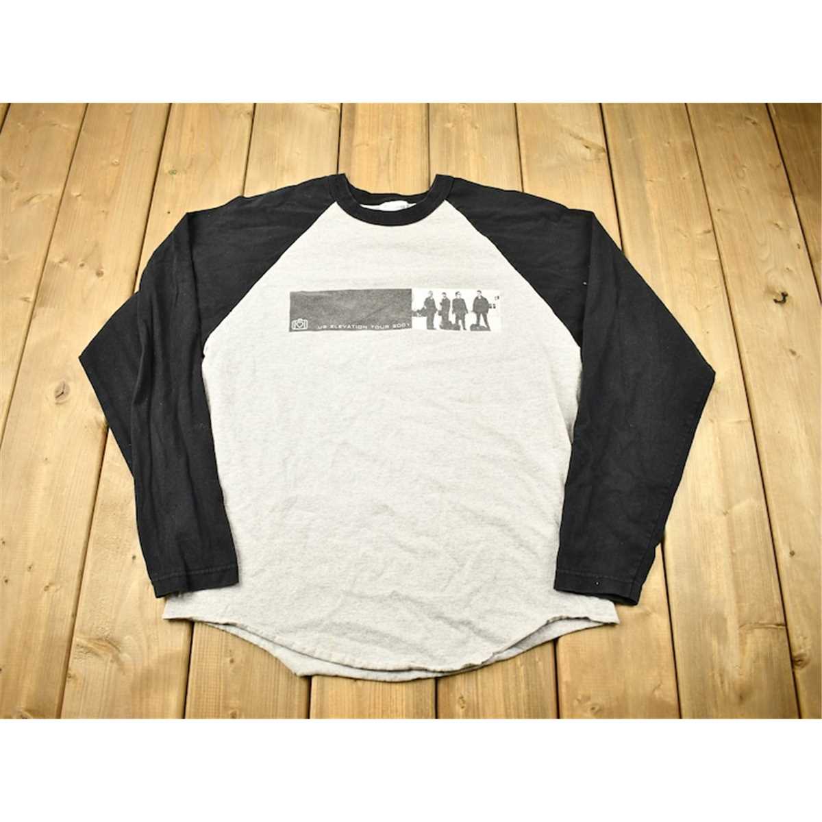 Vintage 2001 U2 Elevation Tour Raglan Sleeve Band T-Shirt / | Inspire ...