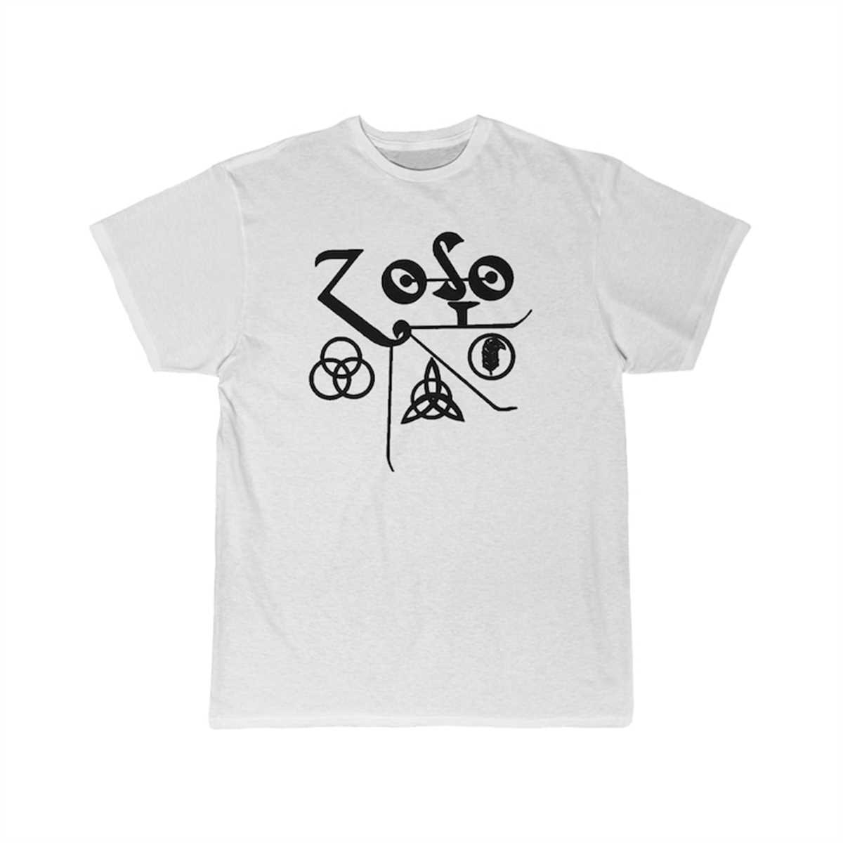 Men's Short Sleeve Pagan Symbols Tee, Led Zeppelin Sigil Art | Inspire ...