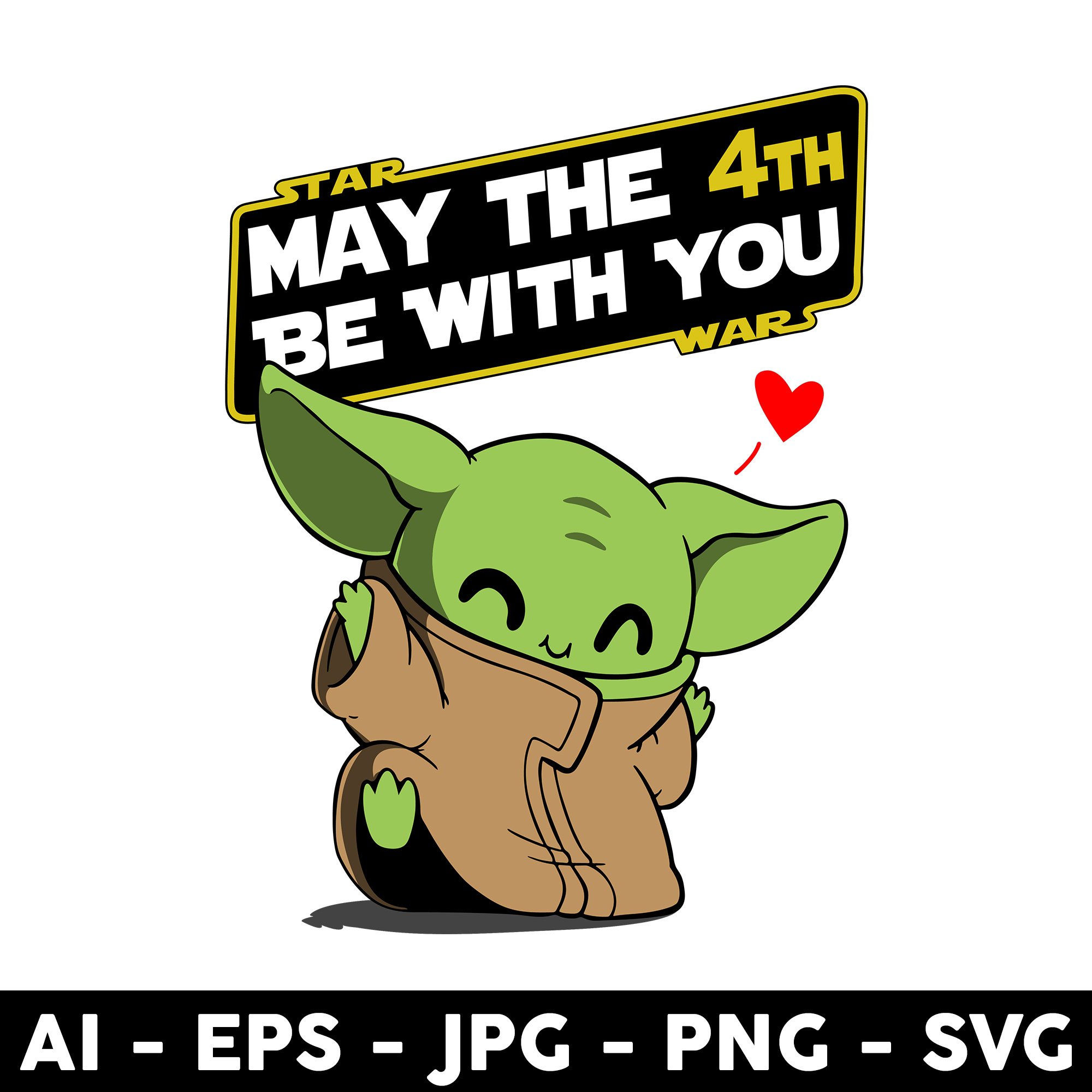 May The 4th Be With You Svg, Star Wars Svg, Baby Yoda Svg, H - Inspire ...