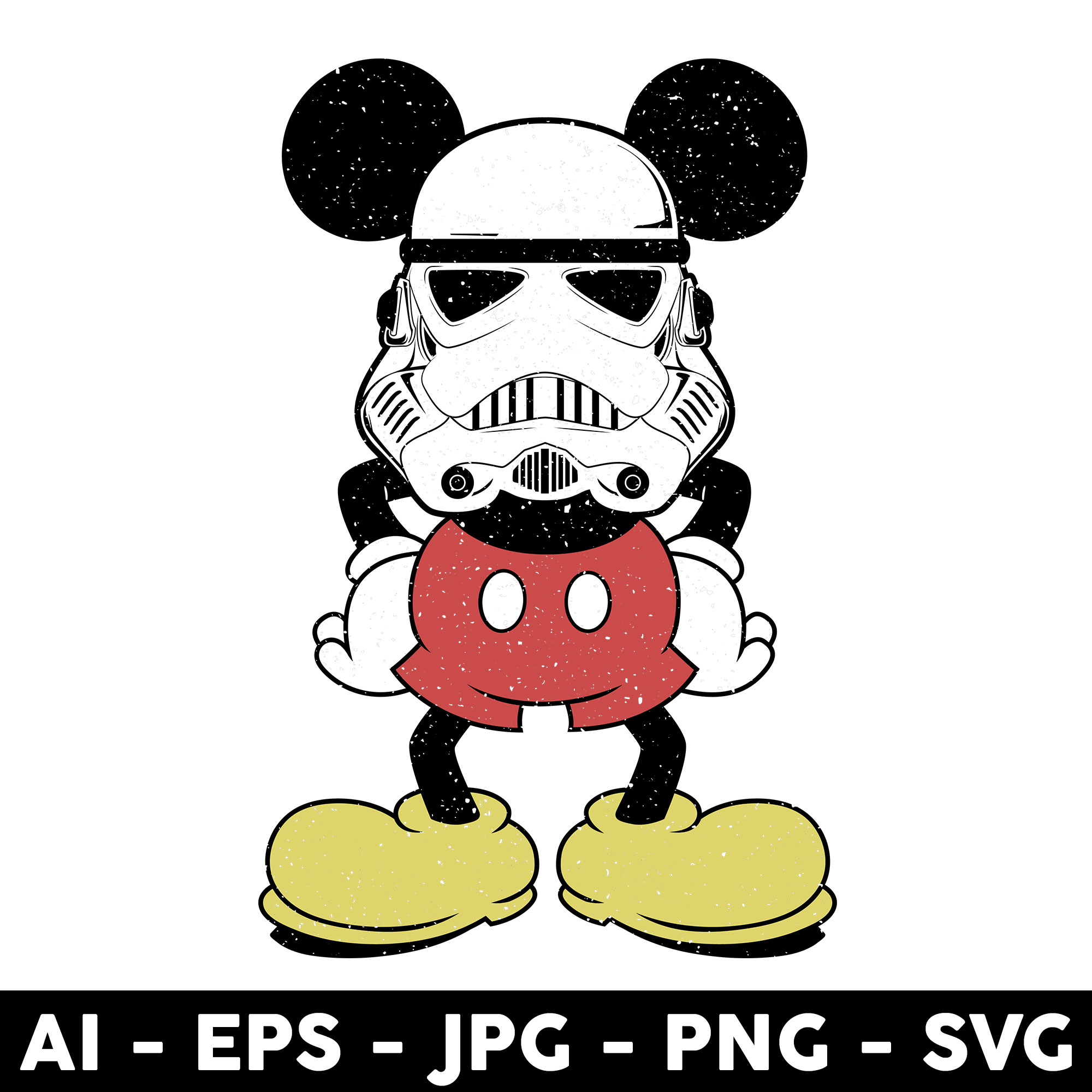 Stormtrooper Mickey Svg, Baby Yoda Svg, Star Wars Svg, Storm | Inspire ...