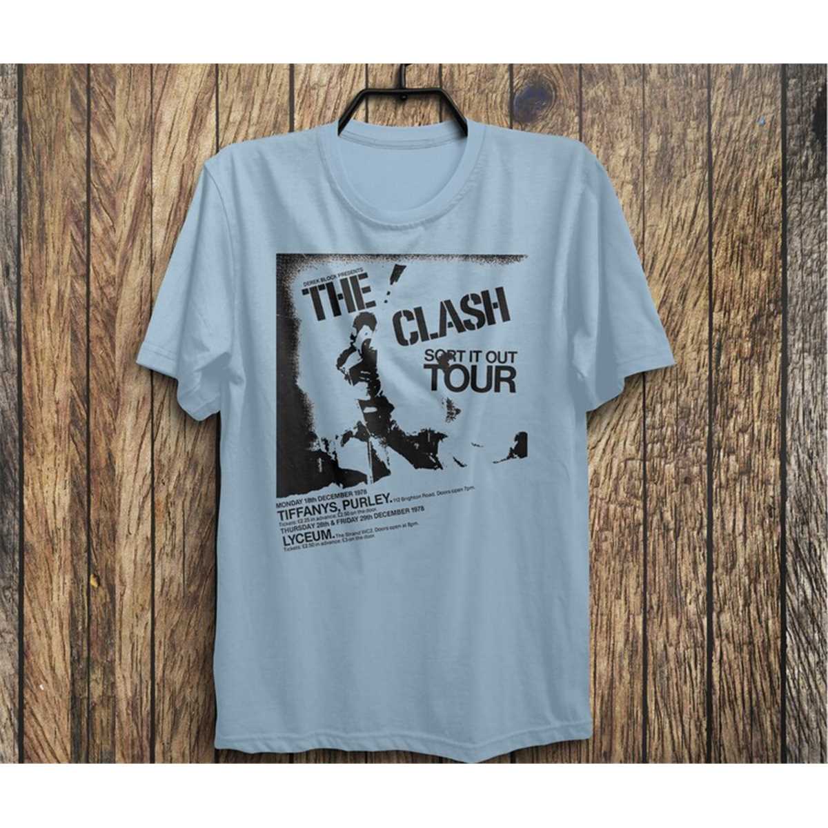 The Clash, Sort It Out Tour White Graphic T-Shirt | Inspire Uplift