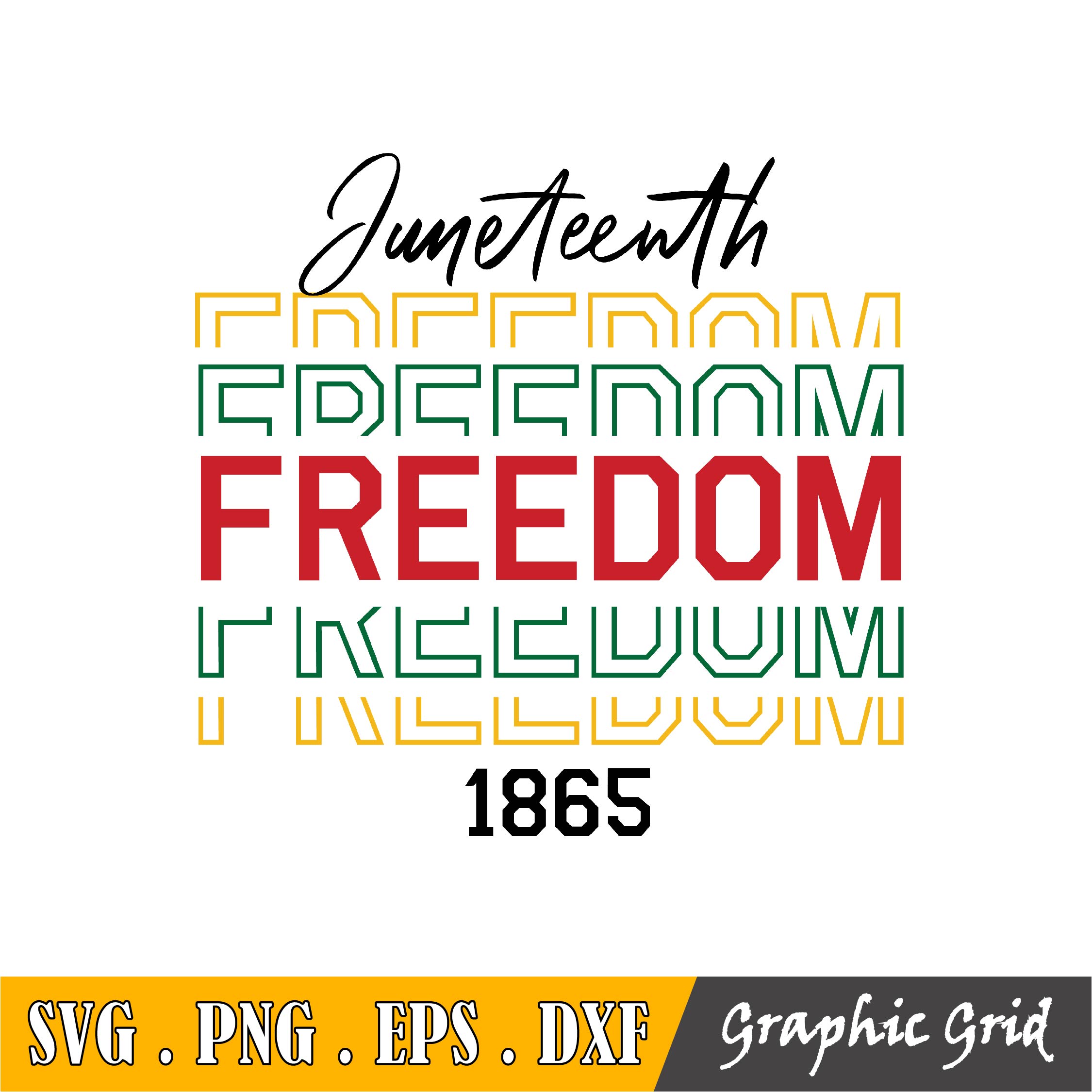Juneteenth Svg, Freedom Juneteenth Svg, Clipart For Cricut/S | Inspire ...