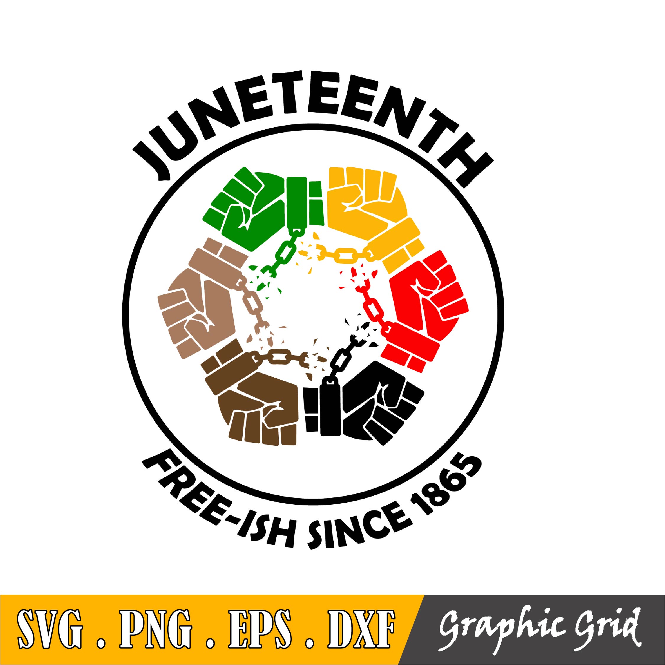 Juneteenth Svg, Free-Ish Since 1865, Celebrate Juneteenth 18 | Inspire ...