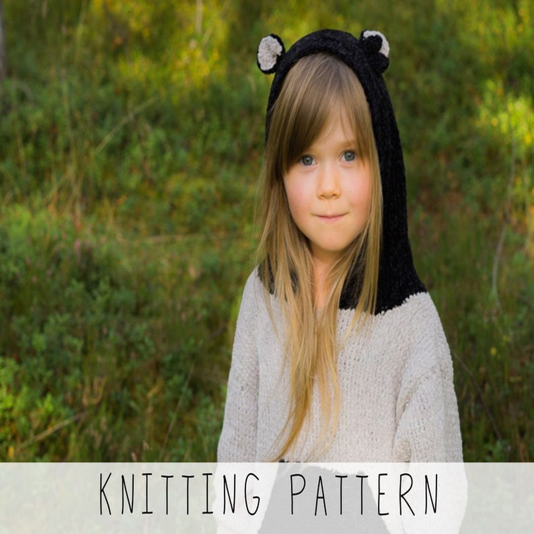 KNITTING PATTERN kids hooded sweater x Kids hoodie knit patt | Inspire ...