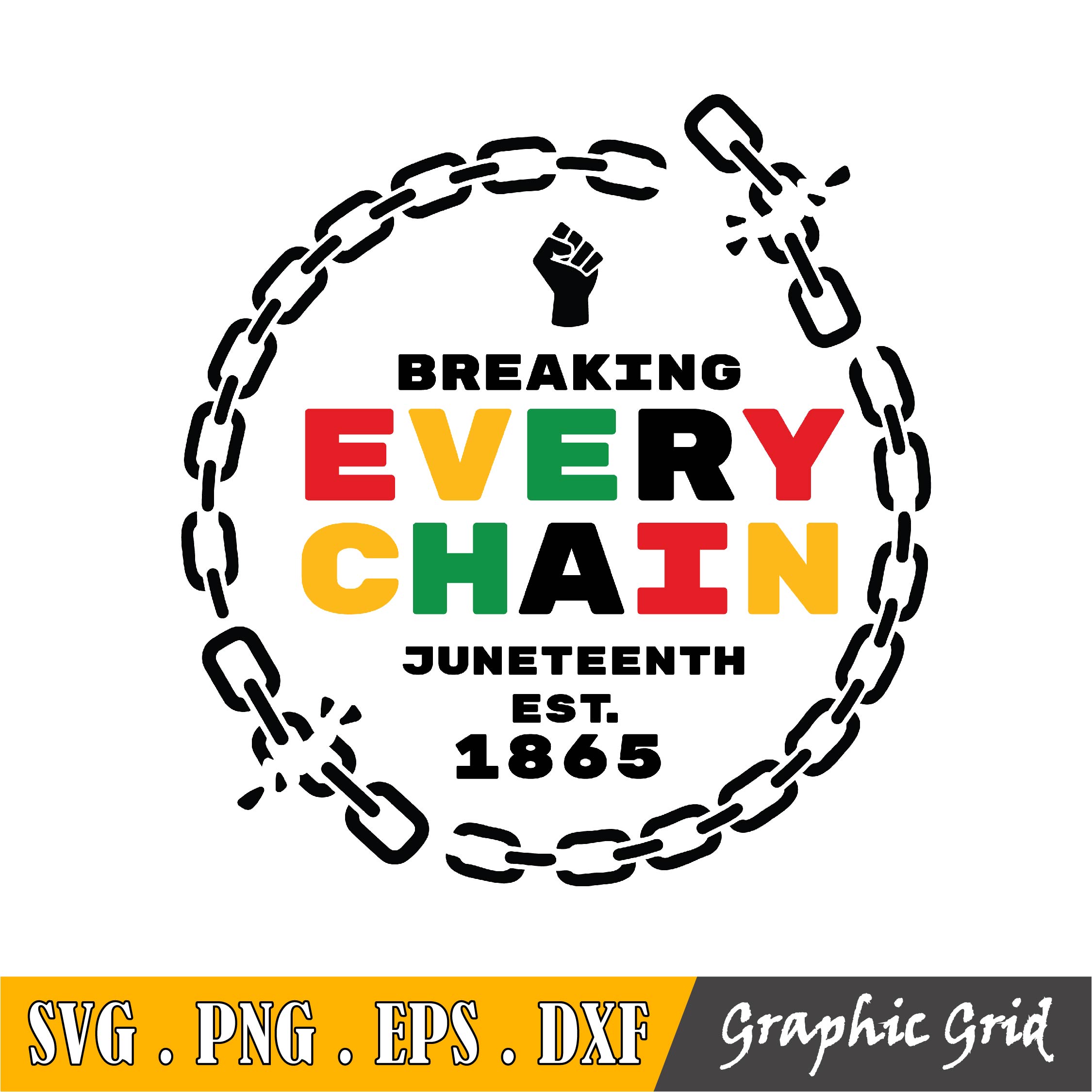 Breaking Every Chain Svg, Juneteenth Svg, Black Woman Gifts | Inspire ...