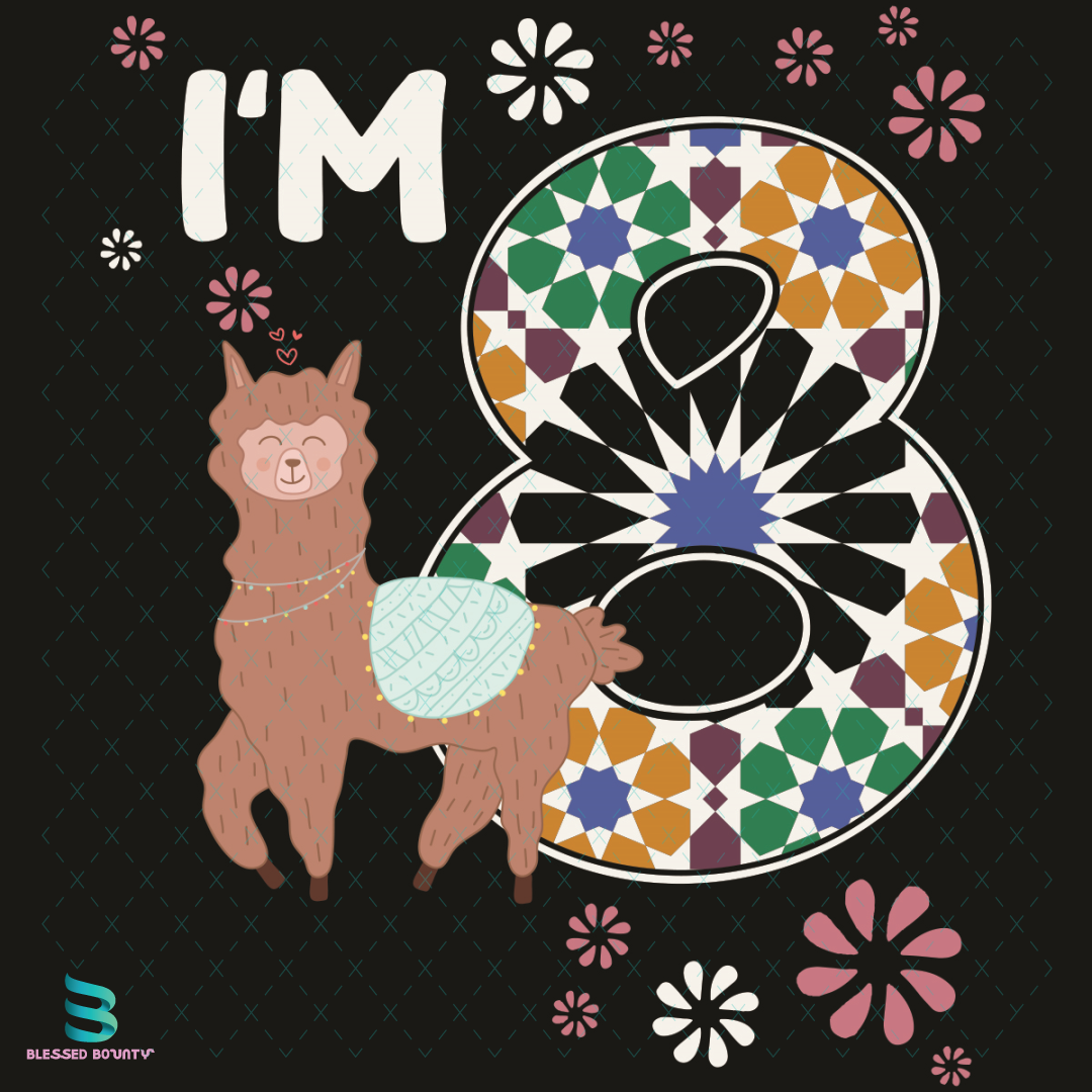 I Am 8 Year Old Svg, Birthday Svg, Birthday Svg, 8th Birthda | Inspire ...