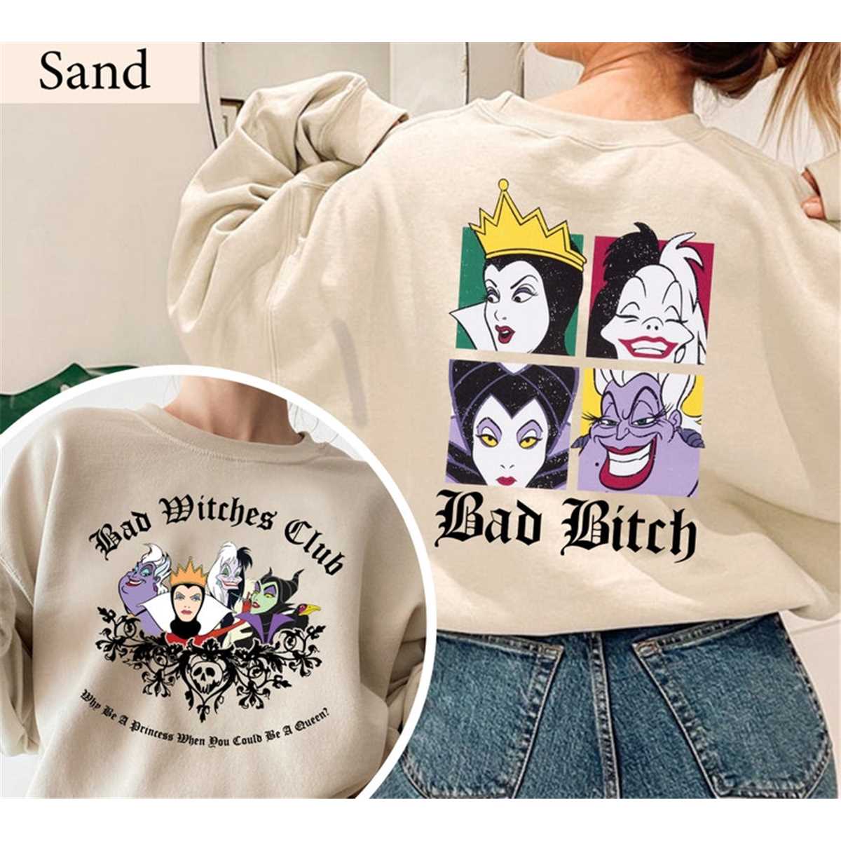 Retro Villains Bad Witches Club Shirt, Disney Villain Shirt, | Inspire ...