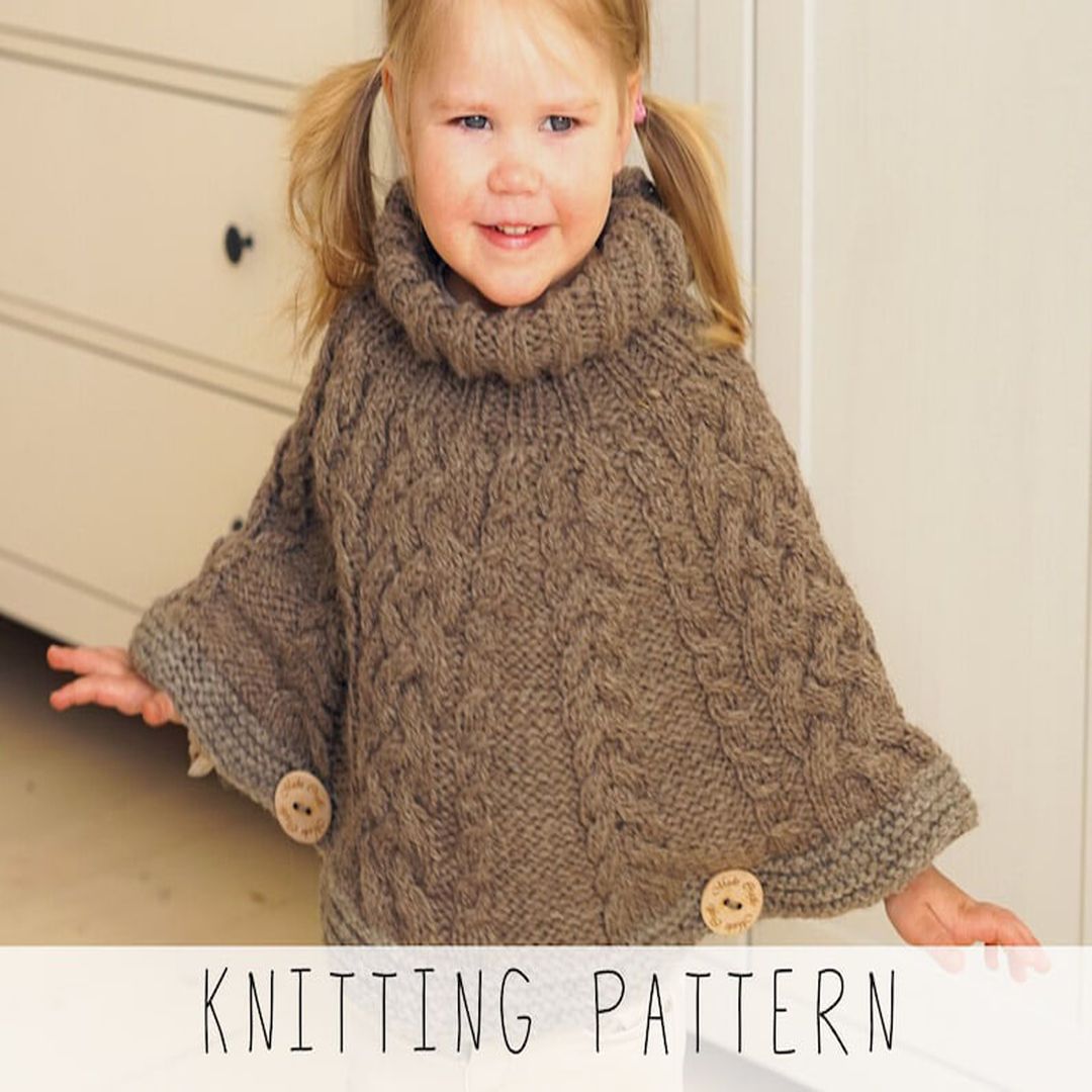 Poncho Knit Pattern - Inspire Uplift
