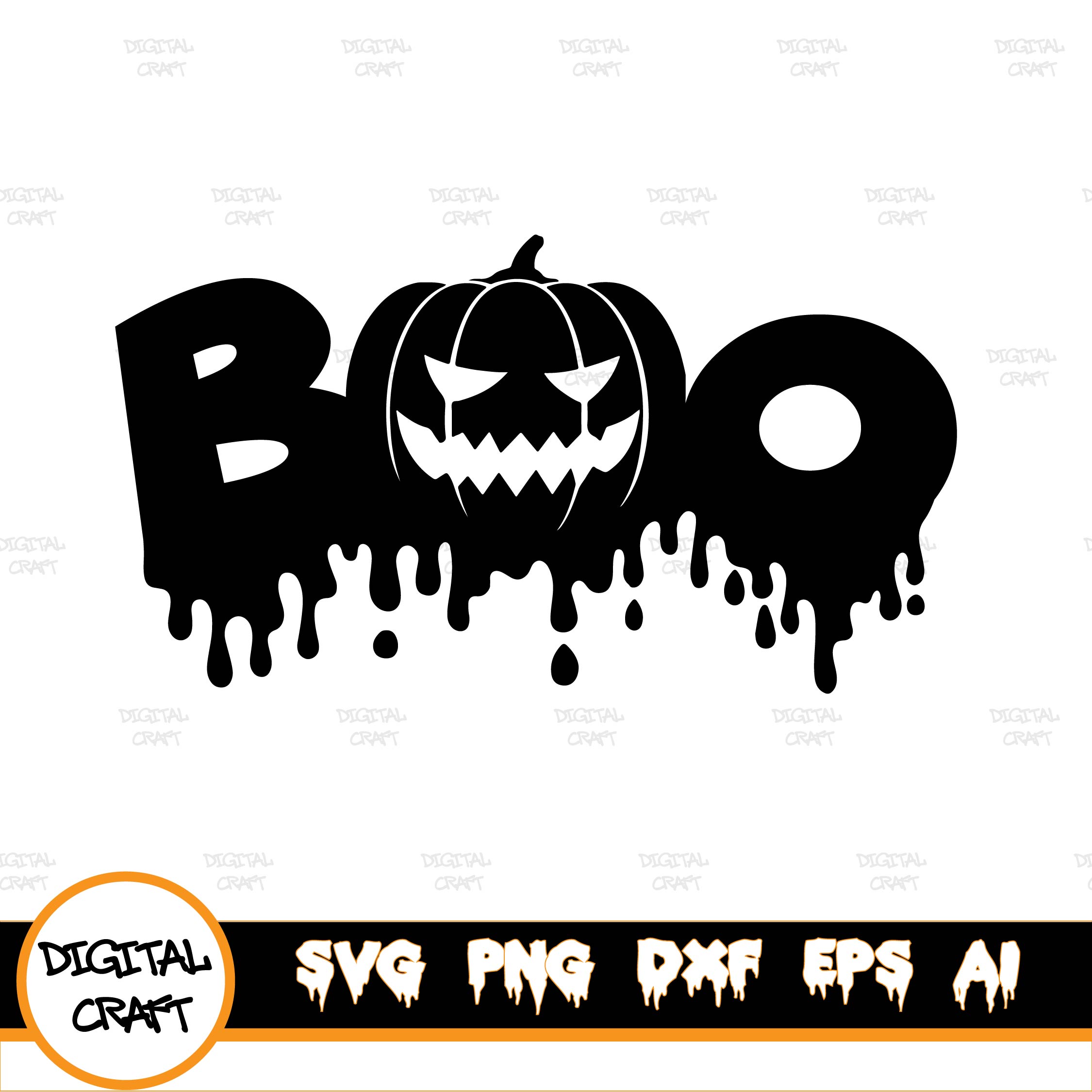 Boo Svg, Halloween Svg, Scary, Eps, Dxf, Cricut, Cut Files, | Inspire ...