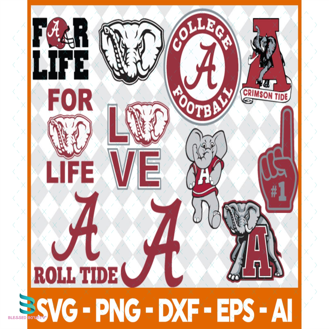 Alabama Crimson Tide, Alabama Crimson Tide Svg, Alabama Svg | Inspire ...