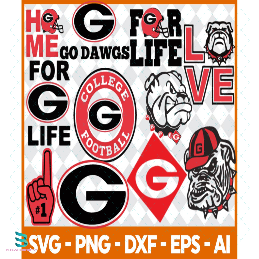 Georgia Bulldogs Svg, Georgia Bulldogs, Bulldogs Svg, Footba - Inspire Uplift