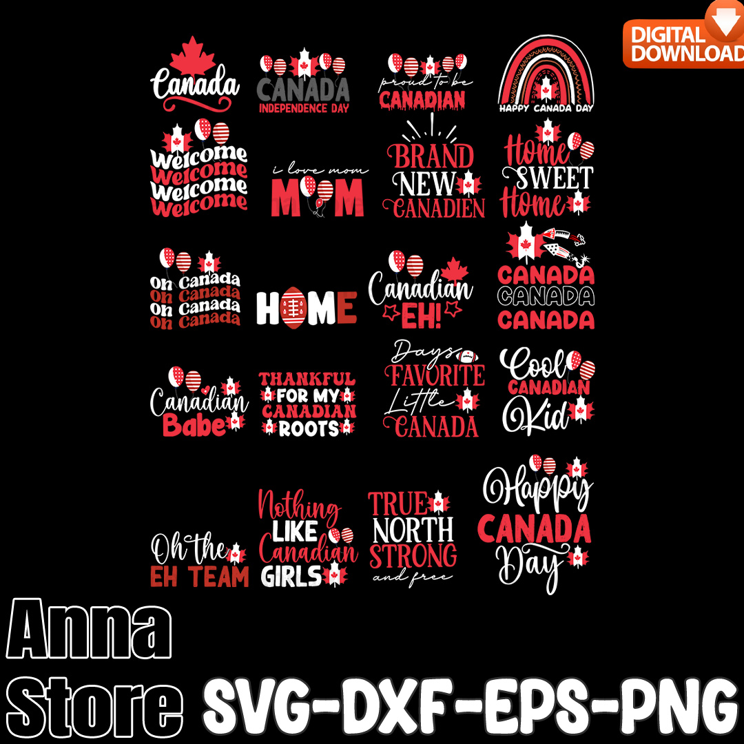 Canada SVG Bundle , Canada Independence Svg Bundle,4th Of Ju | Inspire ...