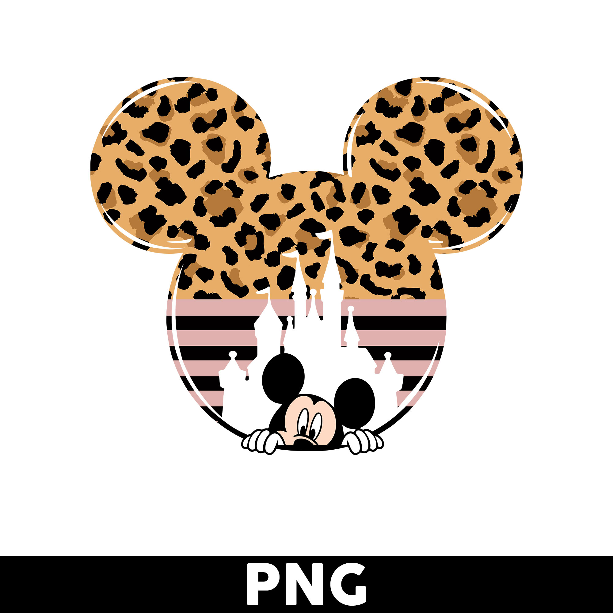 Mickey Ears Leopard Png, Mickey Mouse Png, Mickey Leopard Pn | Inspire ...
