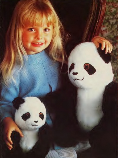 Mother and Baby Panda Sewing Pattern-Large Stuffed Toys Two | Inspire ...