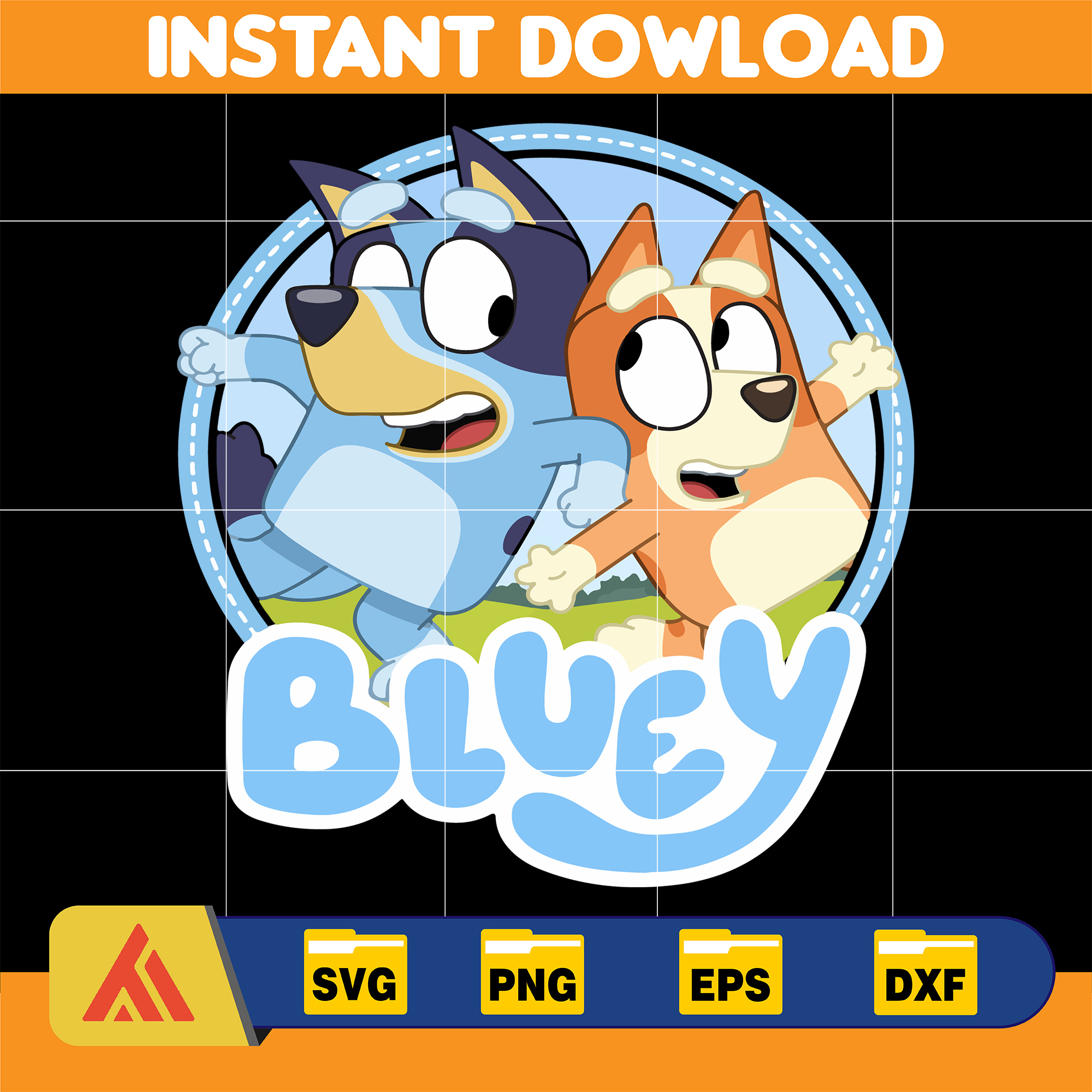 Bluey SVG, Bluey Cut Files, Bluey Clipart, Bluey PNG, Bluey - Inspire ...