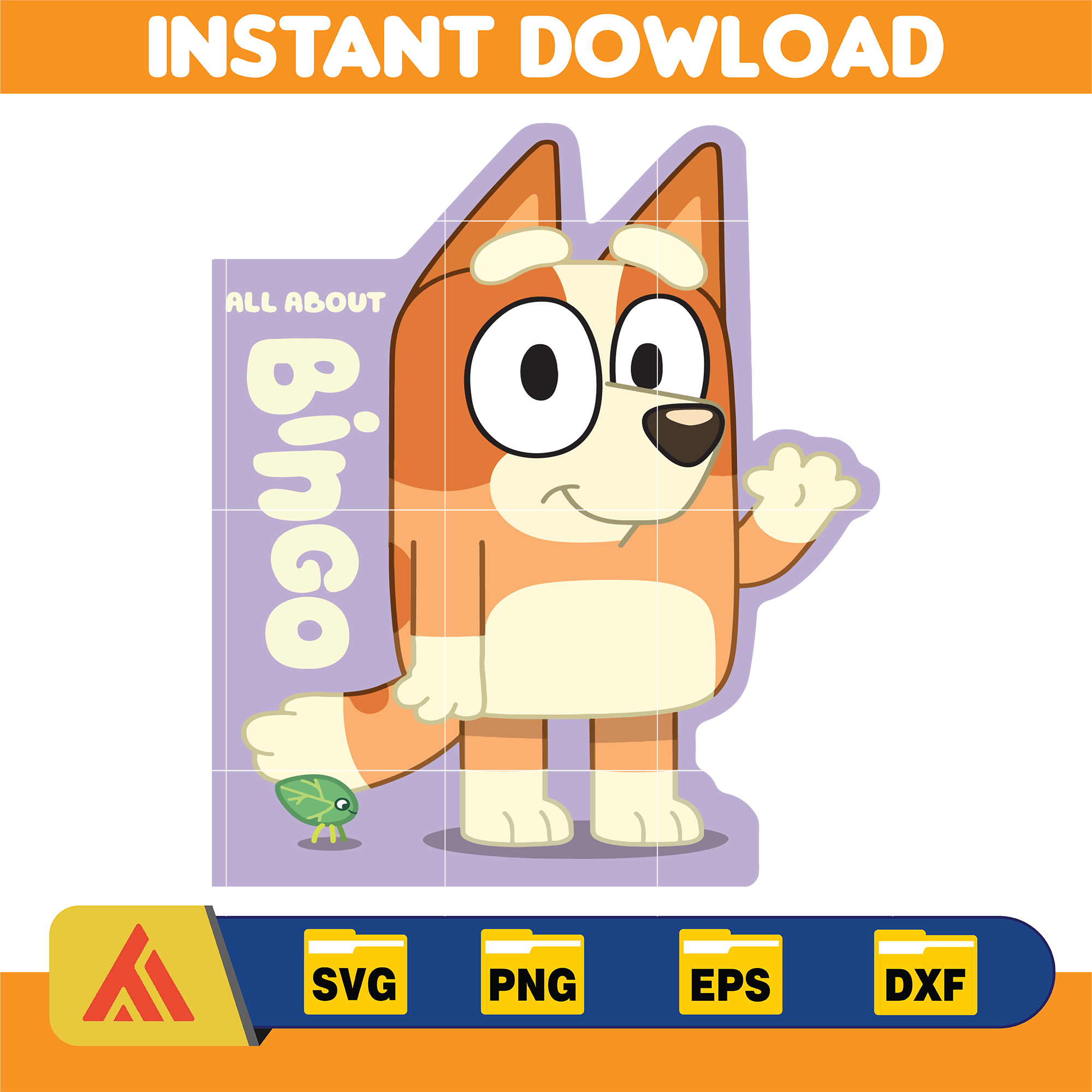 Bluey SVG, Bluey Cut Files, Bluey Clipart, Bluey PNG, Bluey | Inspire ...