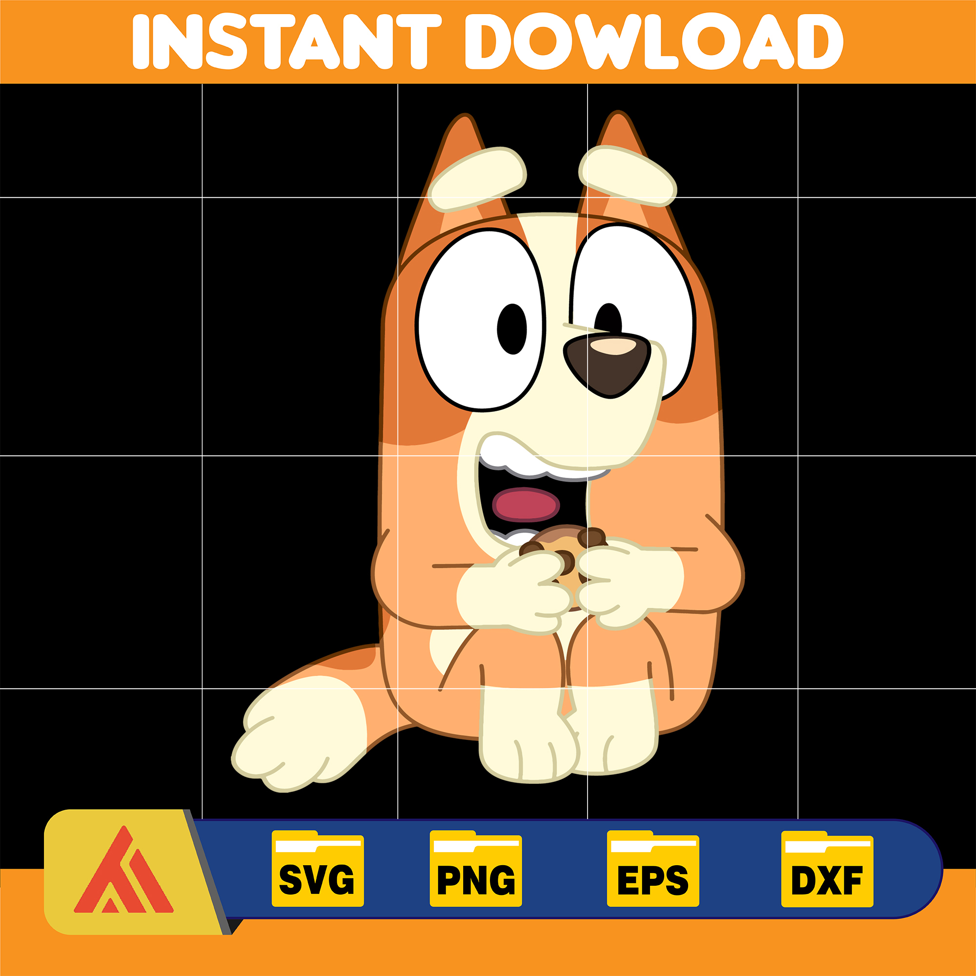 Bluey SVG, Bluey Cut Files, Bluey Clipart, Bluey PNG, Bluey | Inspire ...