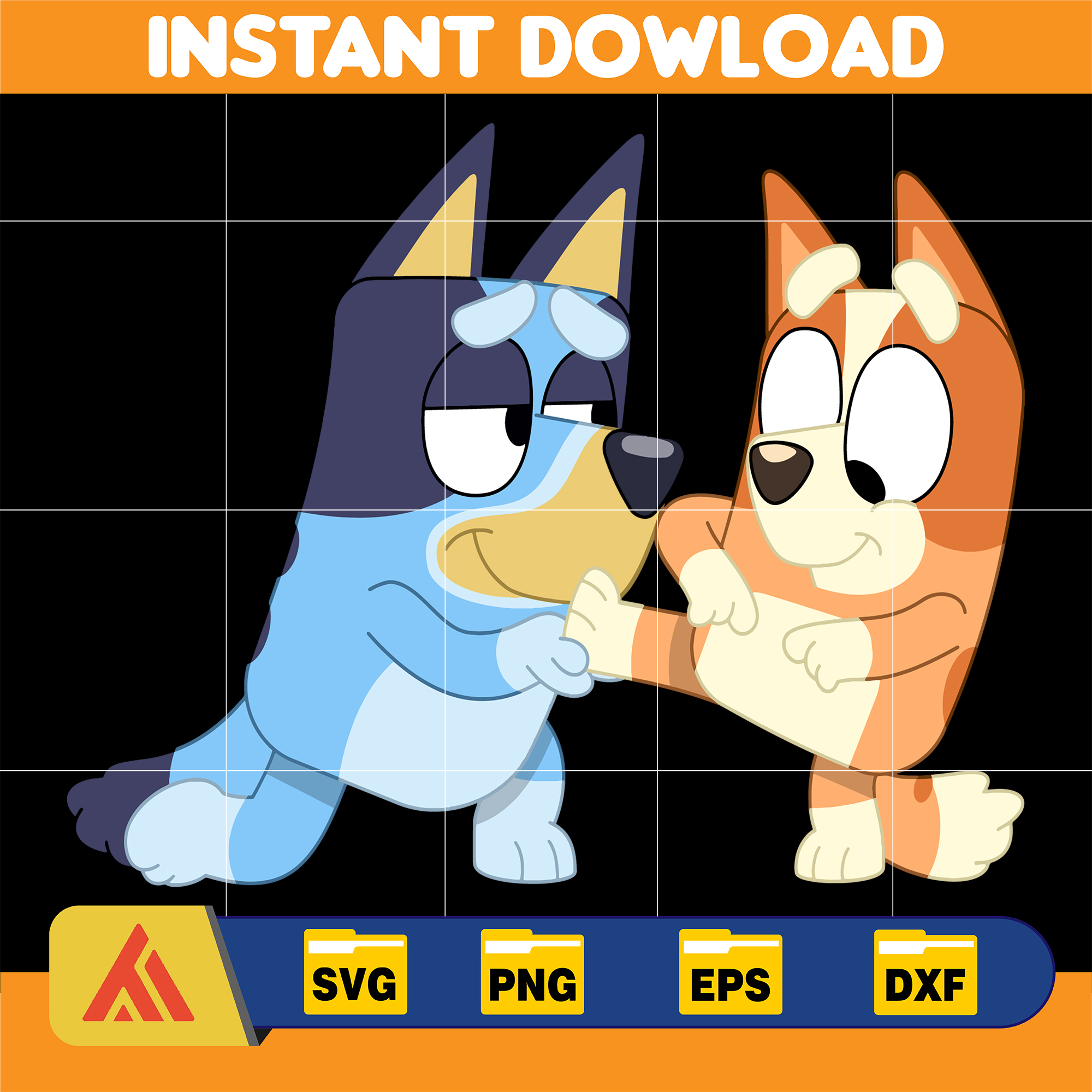 Bluey SVG, Bluey Cut Files, Bluey Clipart, Bluey PNG, Bluey | Inspire ...