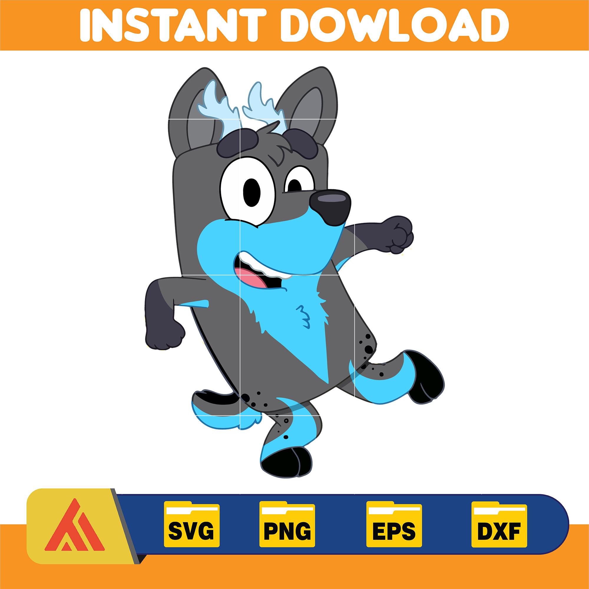 Bluey SVG, Bluey Cut Files, Bluey Clipart, Bluey PNG, Bluey | Inspire ...