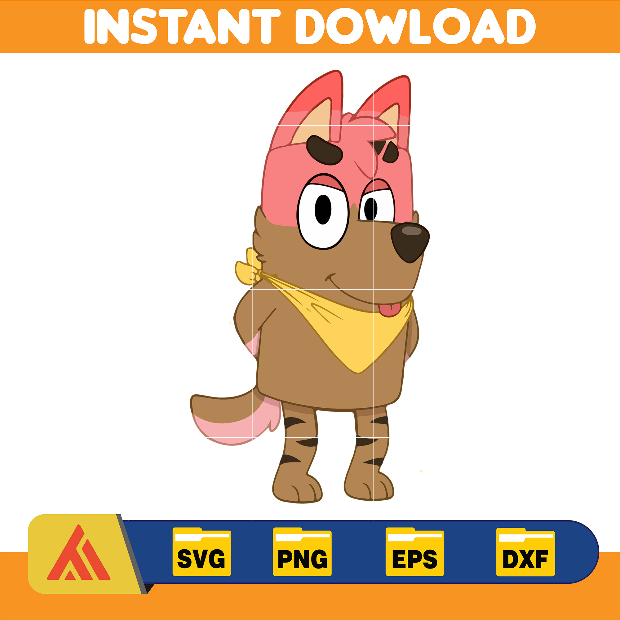 Bluey SVG, Bluey Cut Files, Bluey Clipart, Bluey PNG, Bluey - Inspire ...