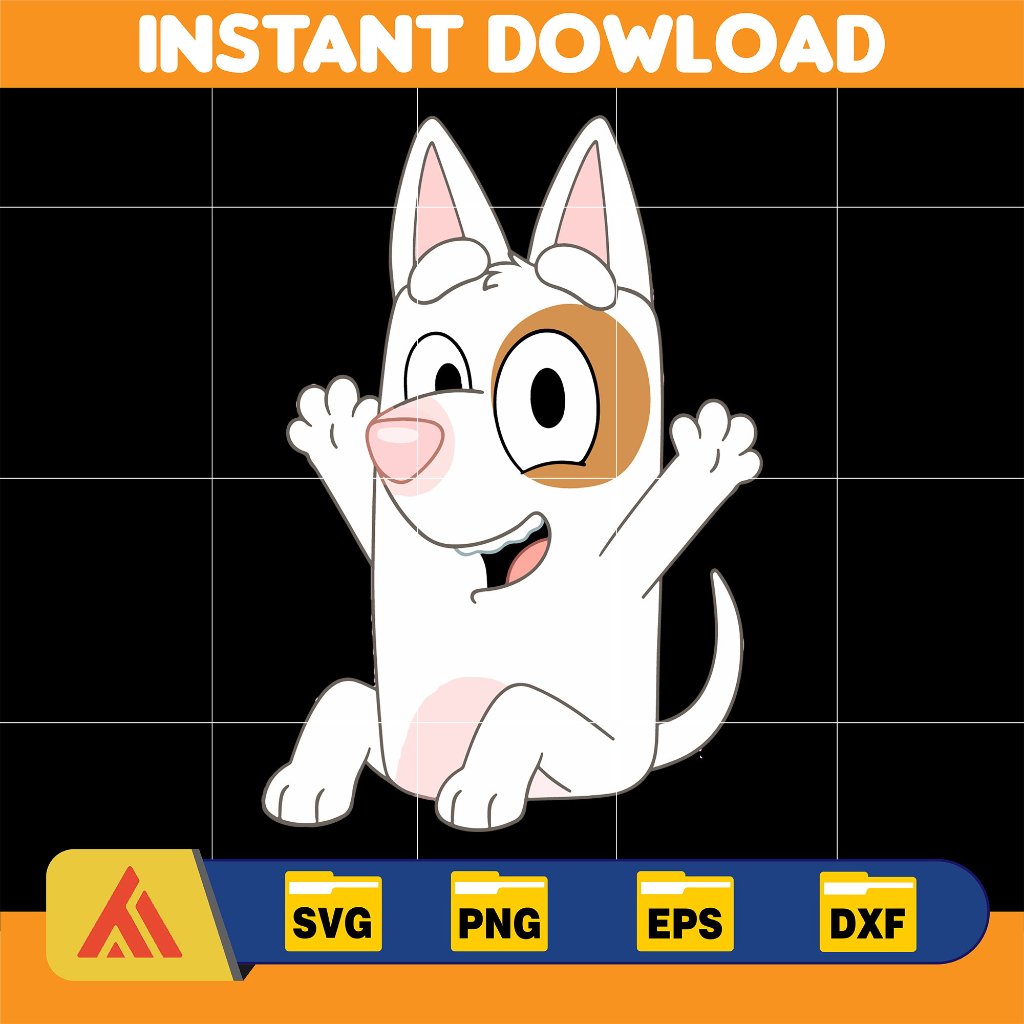 Bluey SVG, Bluey Cut Files, Bluey Clipart, Bluey PNG, Bluey - Inspire ...