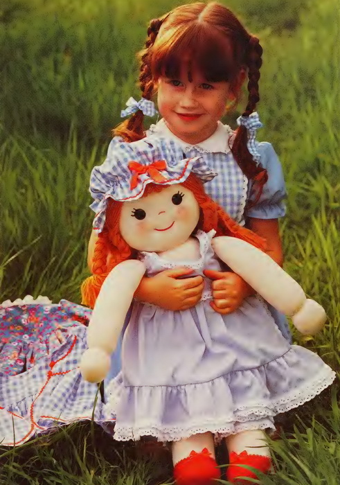 Large Rag Doll and Clothes-Sewing Pattern-Soft Doll Two Size | Inspire ...