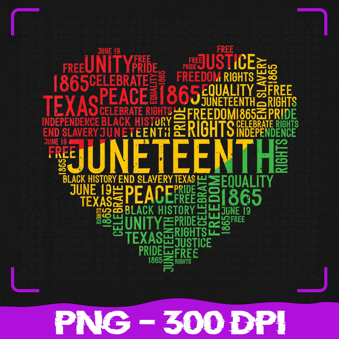 Juneteenth Heart Black History Png, Afro American African Fr | Inspire ...