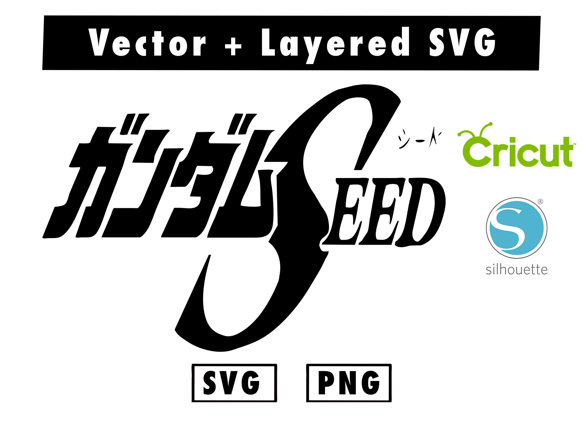 Gundam Seed svg & png files for cricut machine , anime svg , | Inspire ...