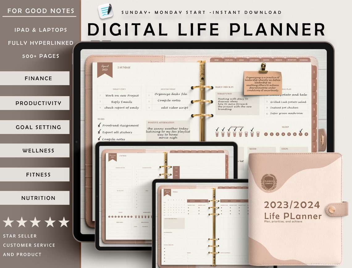 Digital Planner, Goodnotes Planner, iPad Planner, Notability | Inspire ...