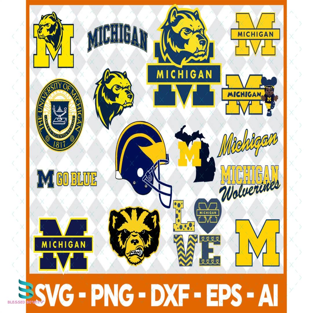 Michigan Wolverines, Michigan Wolverines Svg, Michigan Svg, - Inspire ...
