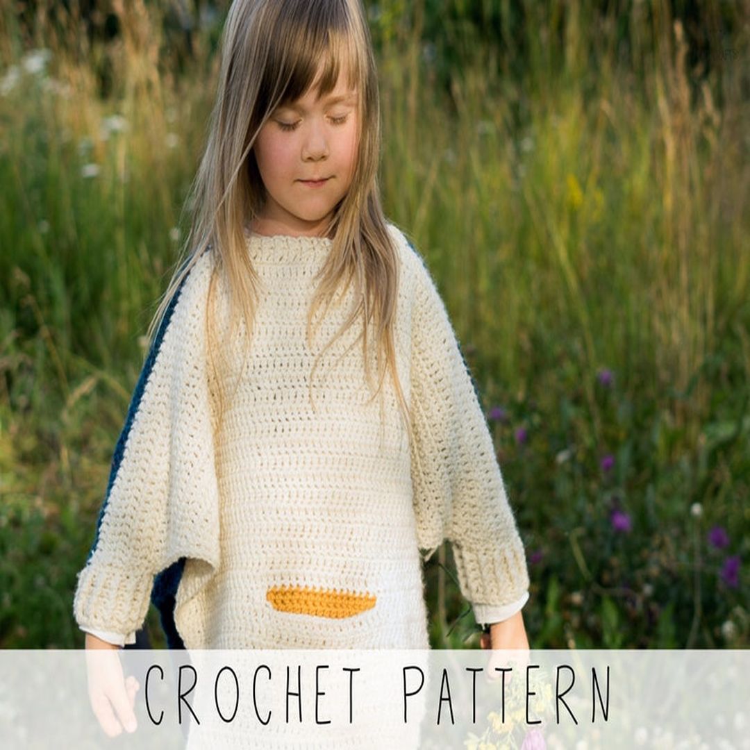 CROCHET PATTERN butterfly poncho x Girls summer poncho patte | Inspire ...