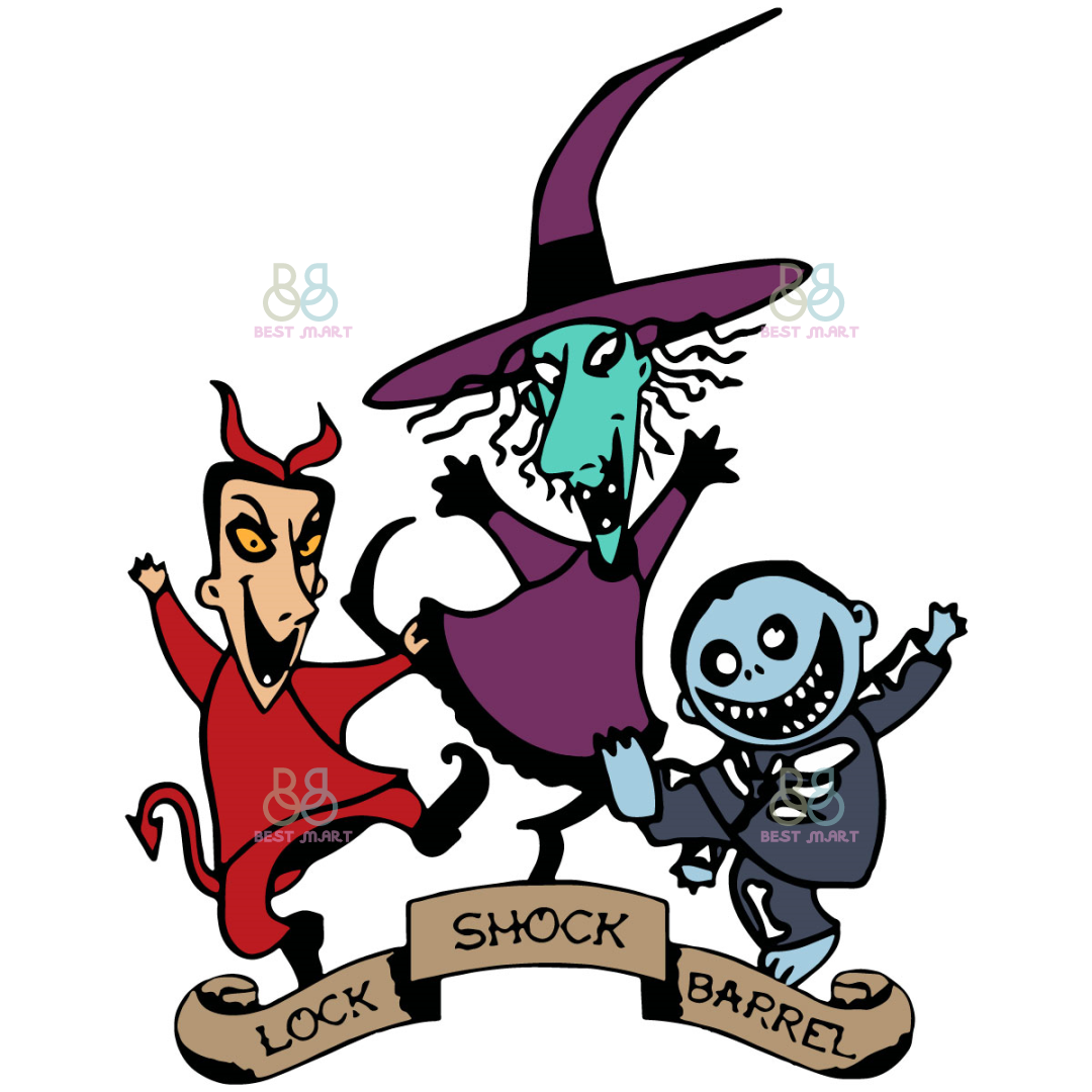 Oogie Boogie Svg, Halloween Svg, Lock Svg, Shock Svg, Barrel | Inspire ...