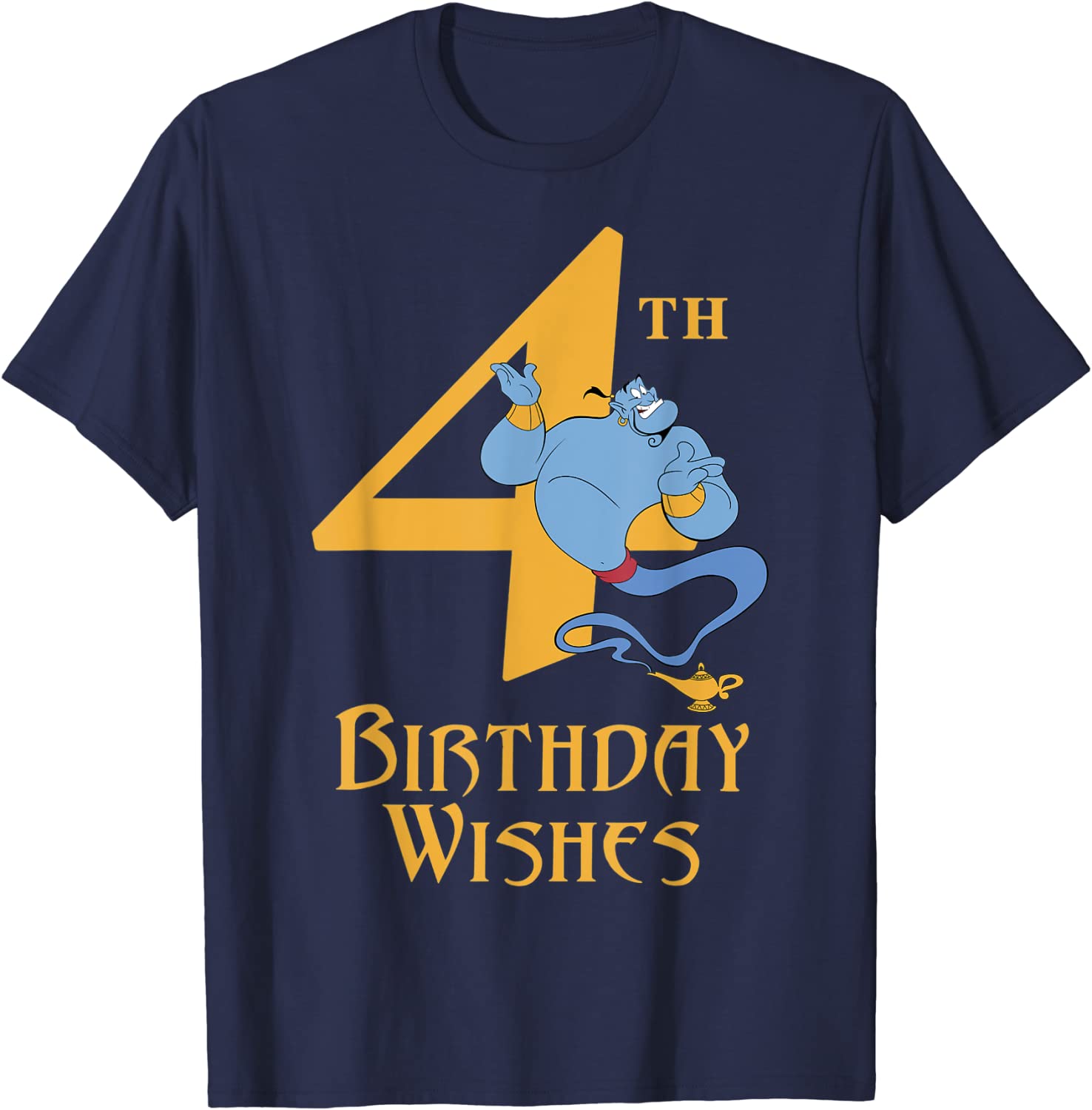 Disney Aladdin Genie 4th Birthday Wishes | Inspire Uplift