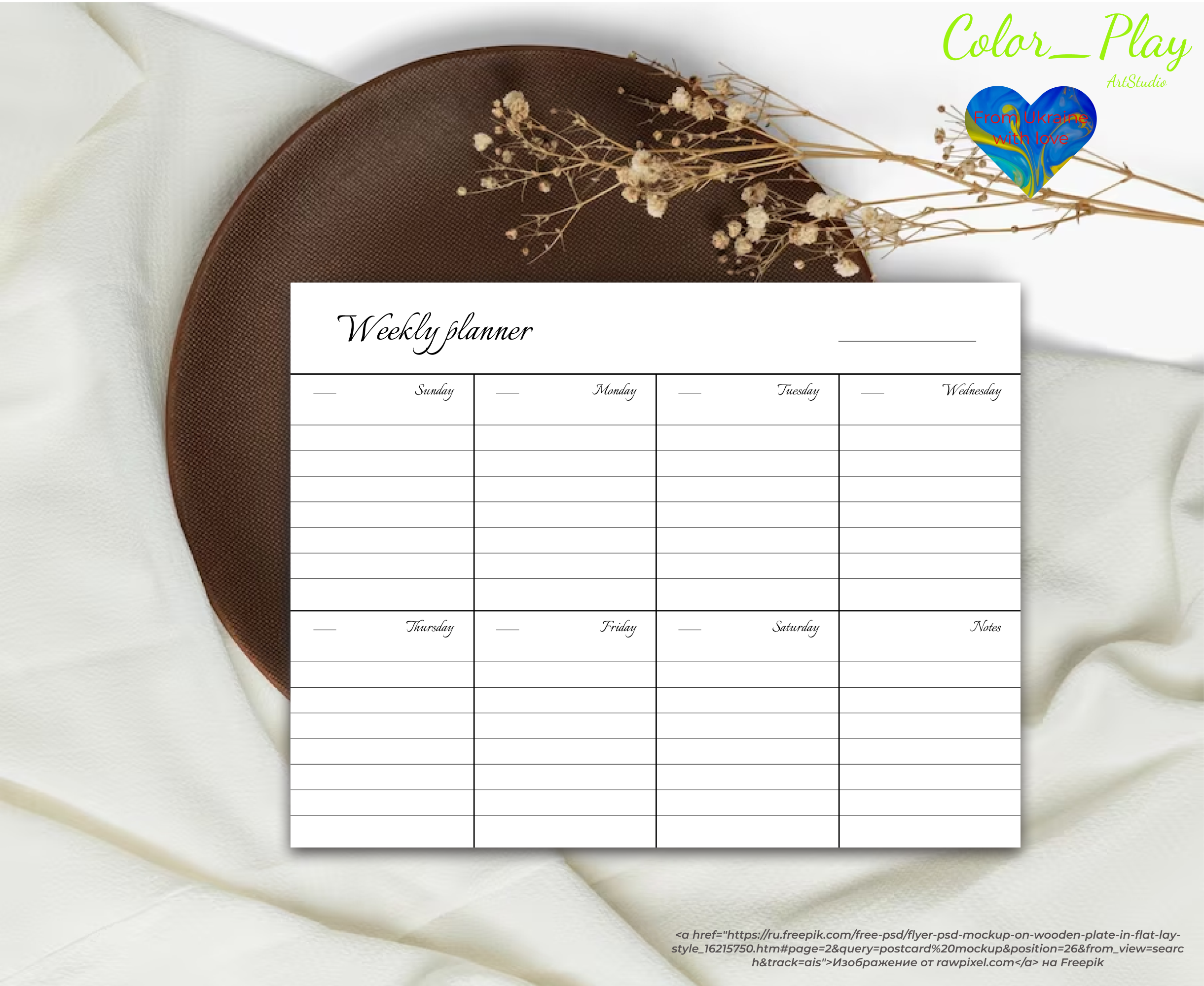 Weekly planner Printable planner Planner Daily Weekly planne | Inspire ...