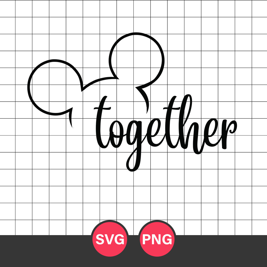 Mickey Together Svg, Mickey Mouse Svg, Disney Svg, Png Digit | Inspire ...