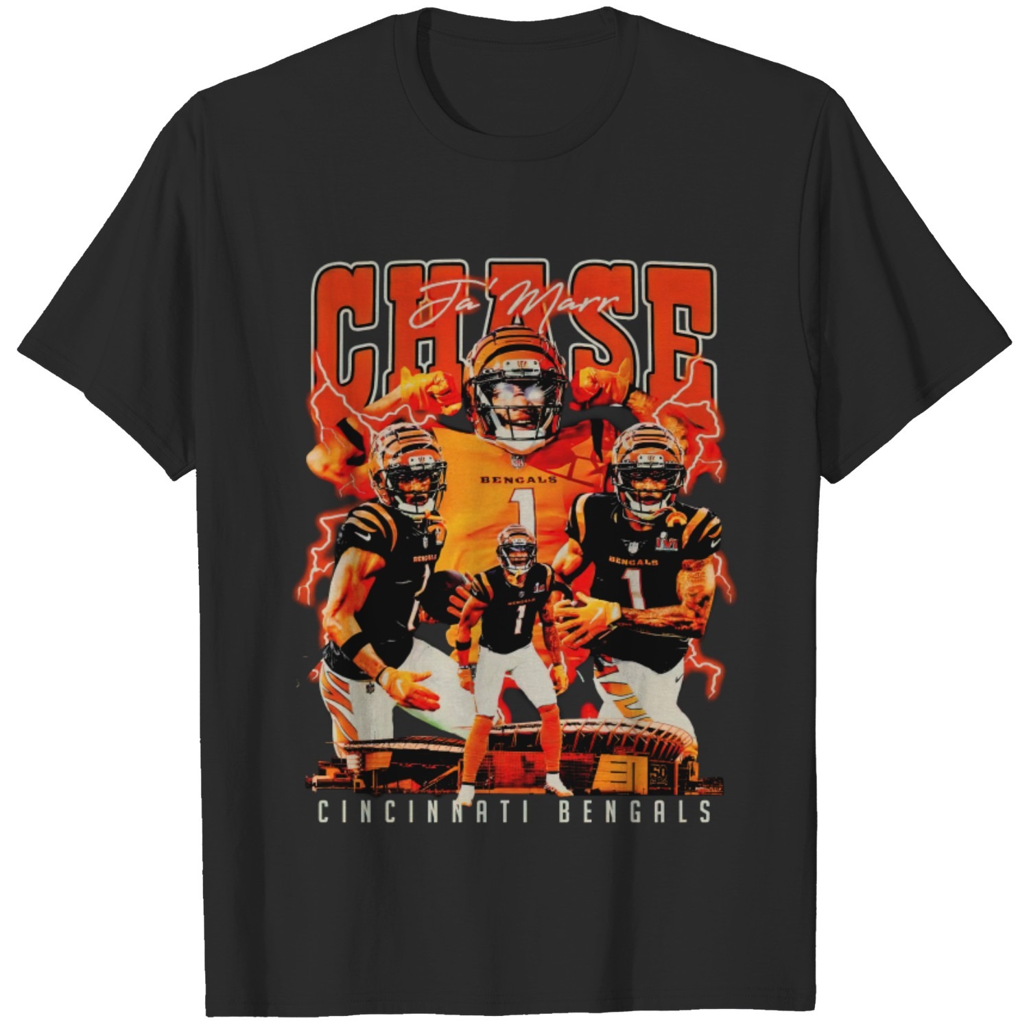 Jamar Chase 90s Vintage Bootleg T-shirt, Jamar Chase Sports | Inspire ...