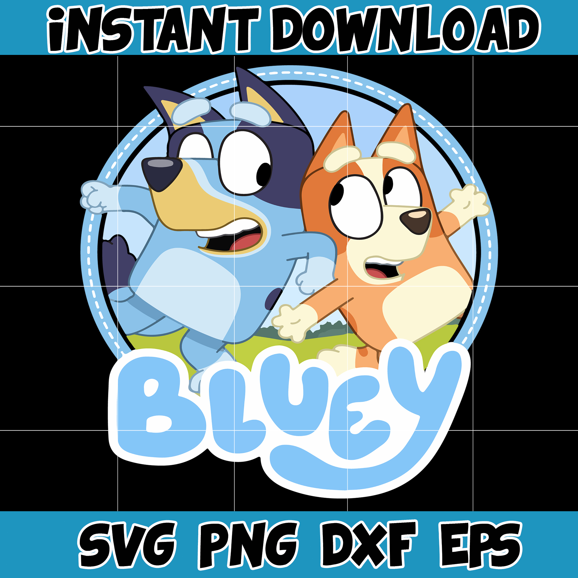 Bluey SVG, Bluey Cut Files, Bluey Clipart, Bluey PNG, Bluey - Inspire ...