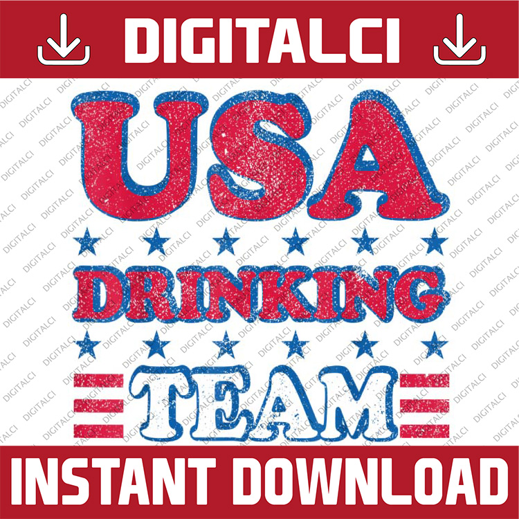 USA Drinking Team 4th of July Independence Day Drunk Funny M | Inspire ...