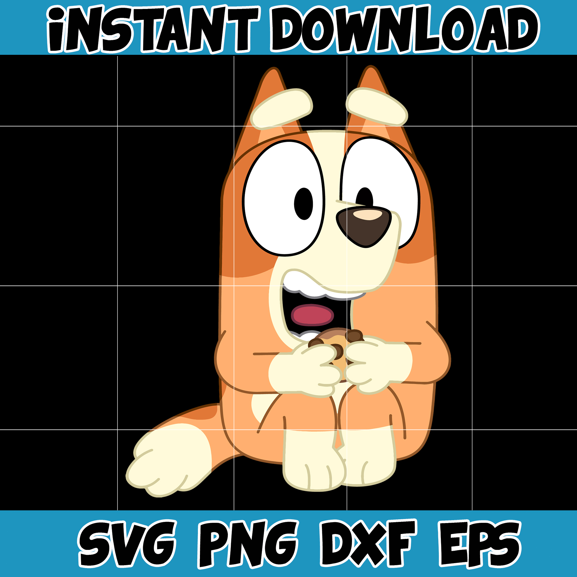 Bluey SVG, Bluey Cut Files, Bluey Clipart, Bluey PNG, Bluey | Inspire ...