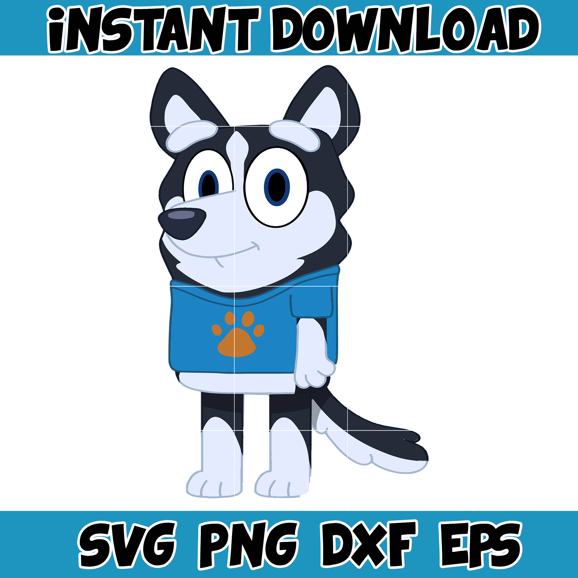 Bluey SVG, Bluey Cut Files, Bluey Clipart, Bluey PNG, Bluey - Inspire ...