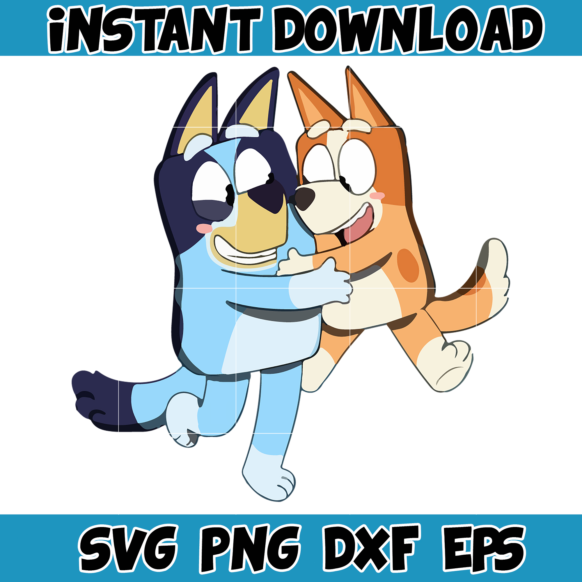 Bluey SVG, Bluey Cut Files, Bluey Clipart, Bluey PNG, Bluey - Inspire ...