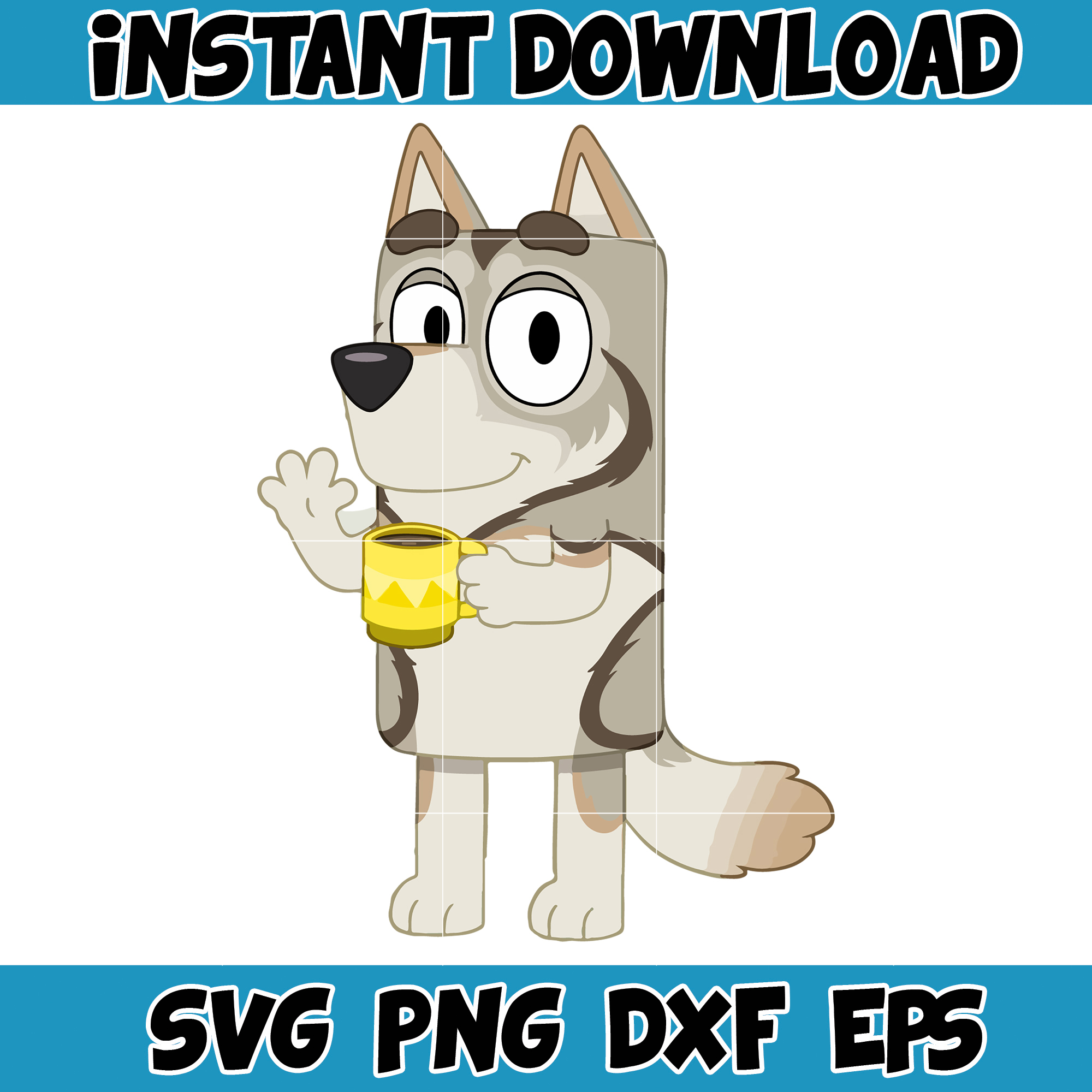 Bluey SVG, Bluey Cut Files, Bluey Clipart, Bluey PNG, Bluey - Inspire ...