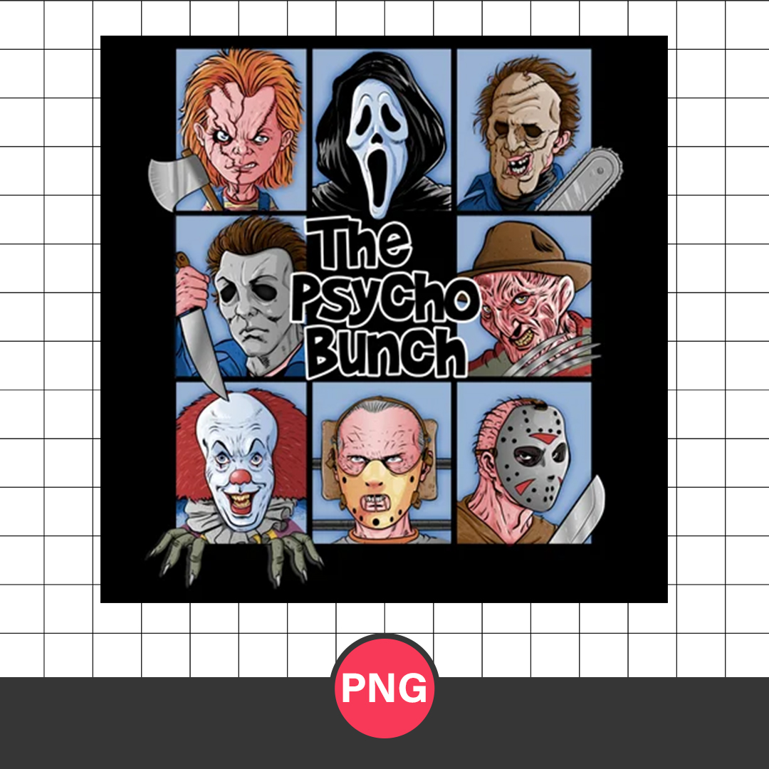 The Psycho Bunch Png, Halloween Horror Friend Png, Scary Hor | Inspire ...