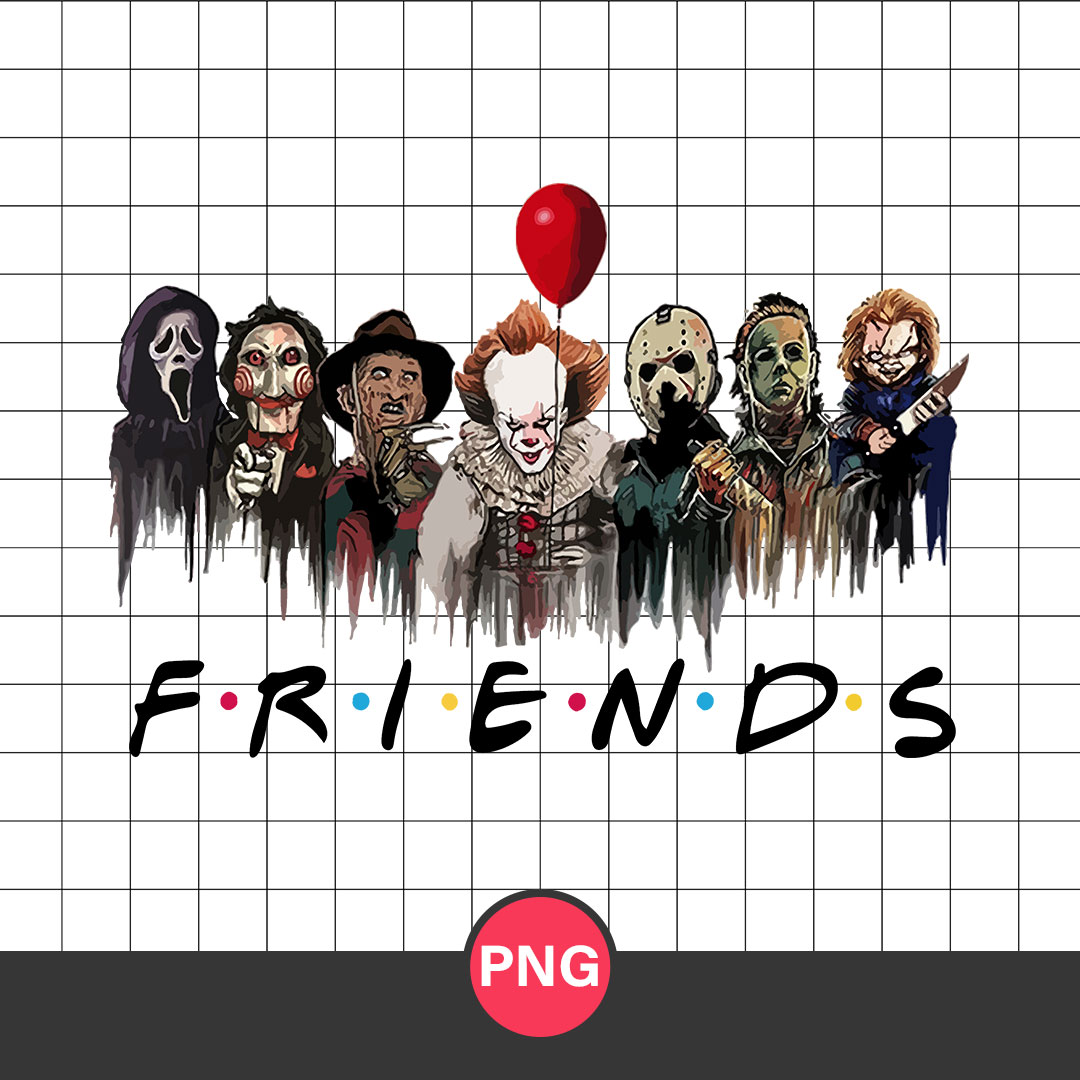 Friends Horror Halloween Png, Scary Friends Horror Character | Inspire ...