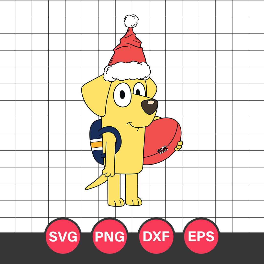 Bluey Lucky Christmas Svg, Bluey Lucky Svg, Bluey Chritmas S | Inspire ...